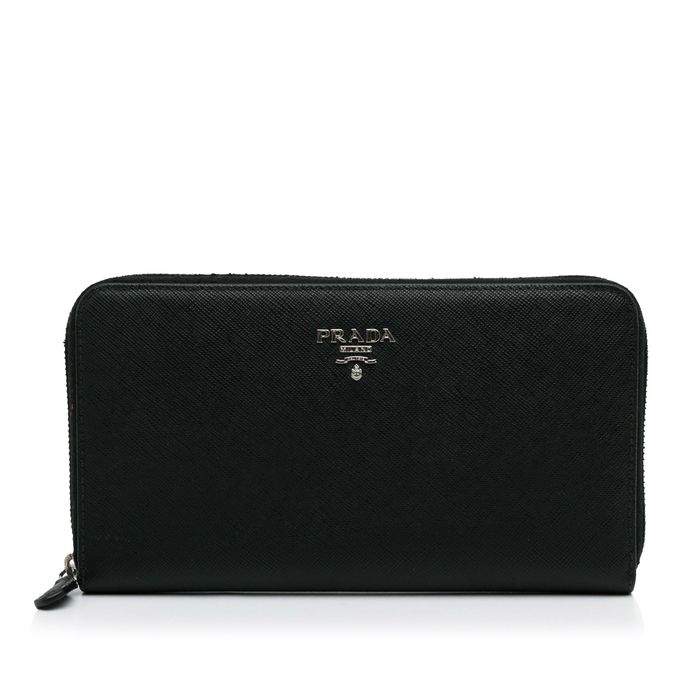 Prada Prada Saffiano Zip Around Long Wallet | Grailed