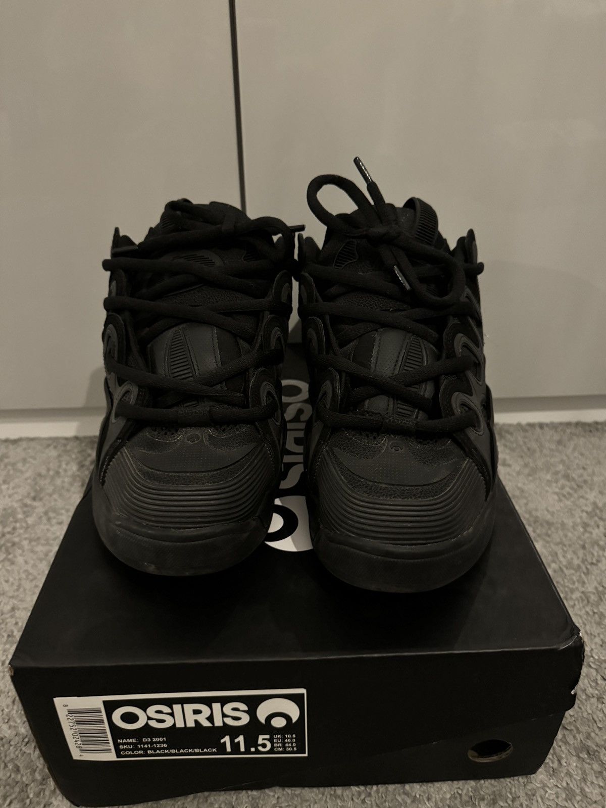 Osiris Osiris D3 2001 triple black | Grailed