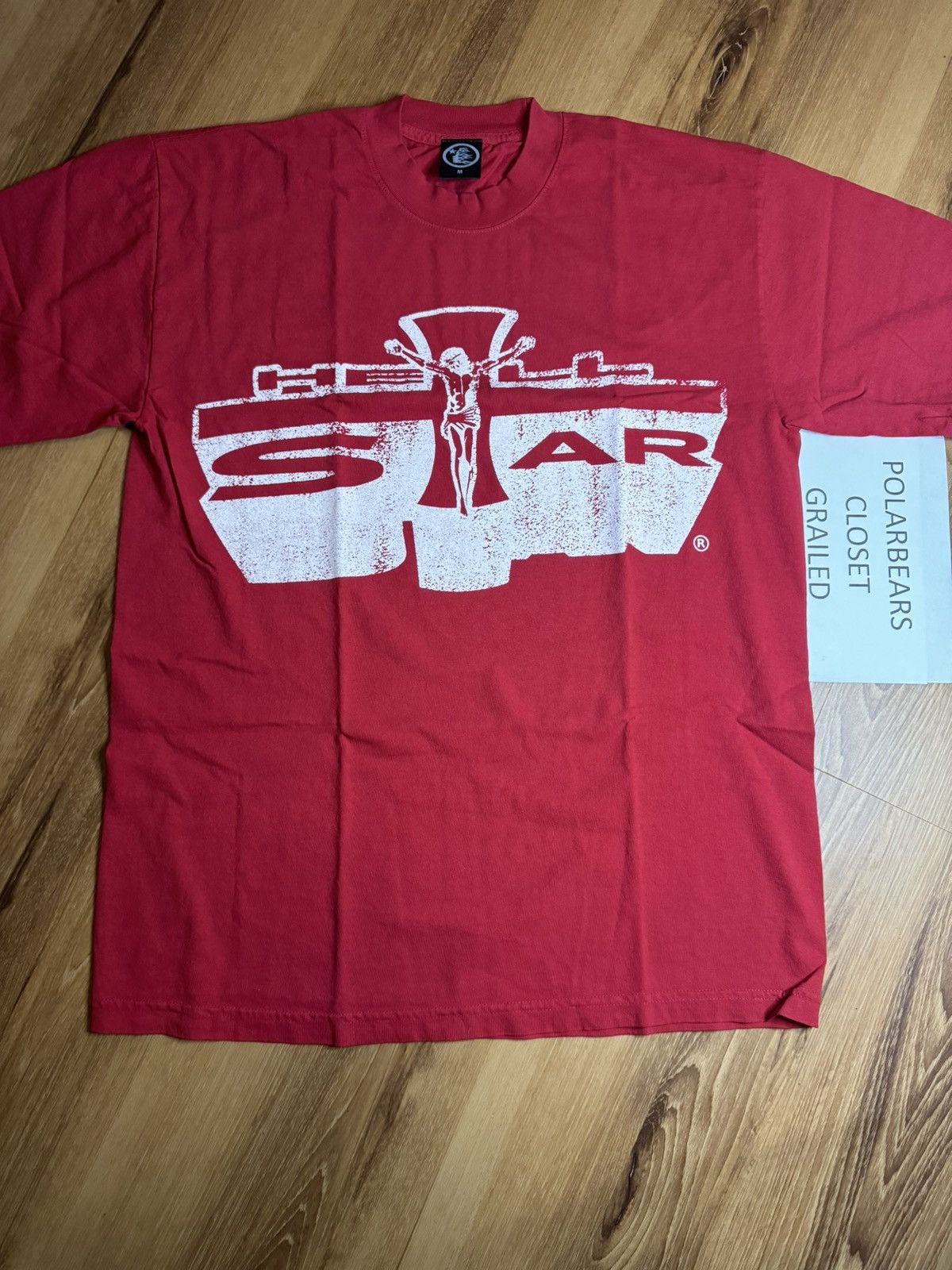 HELLSTAR Hellstar Jesus Emblem Path to Paradise Tee | Grailed