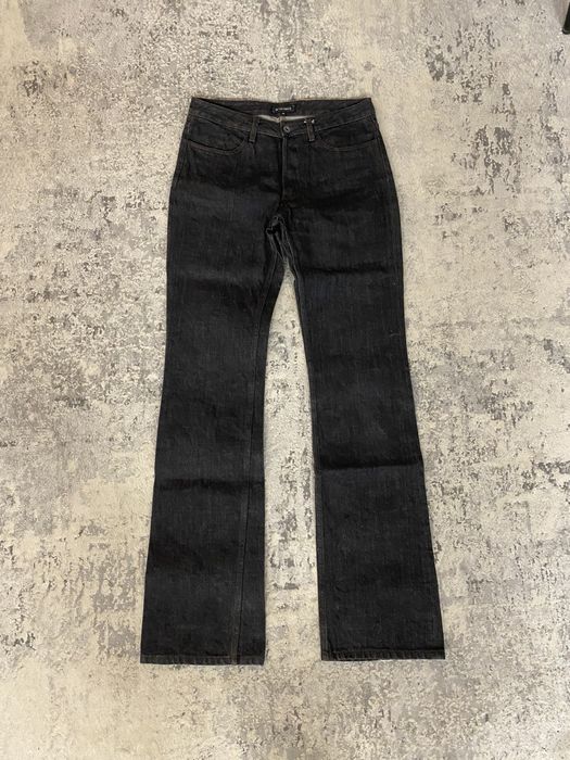 Levi's Flared Raw Denim | Grailed