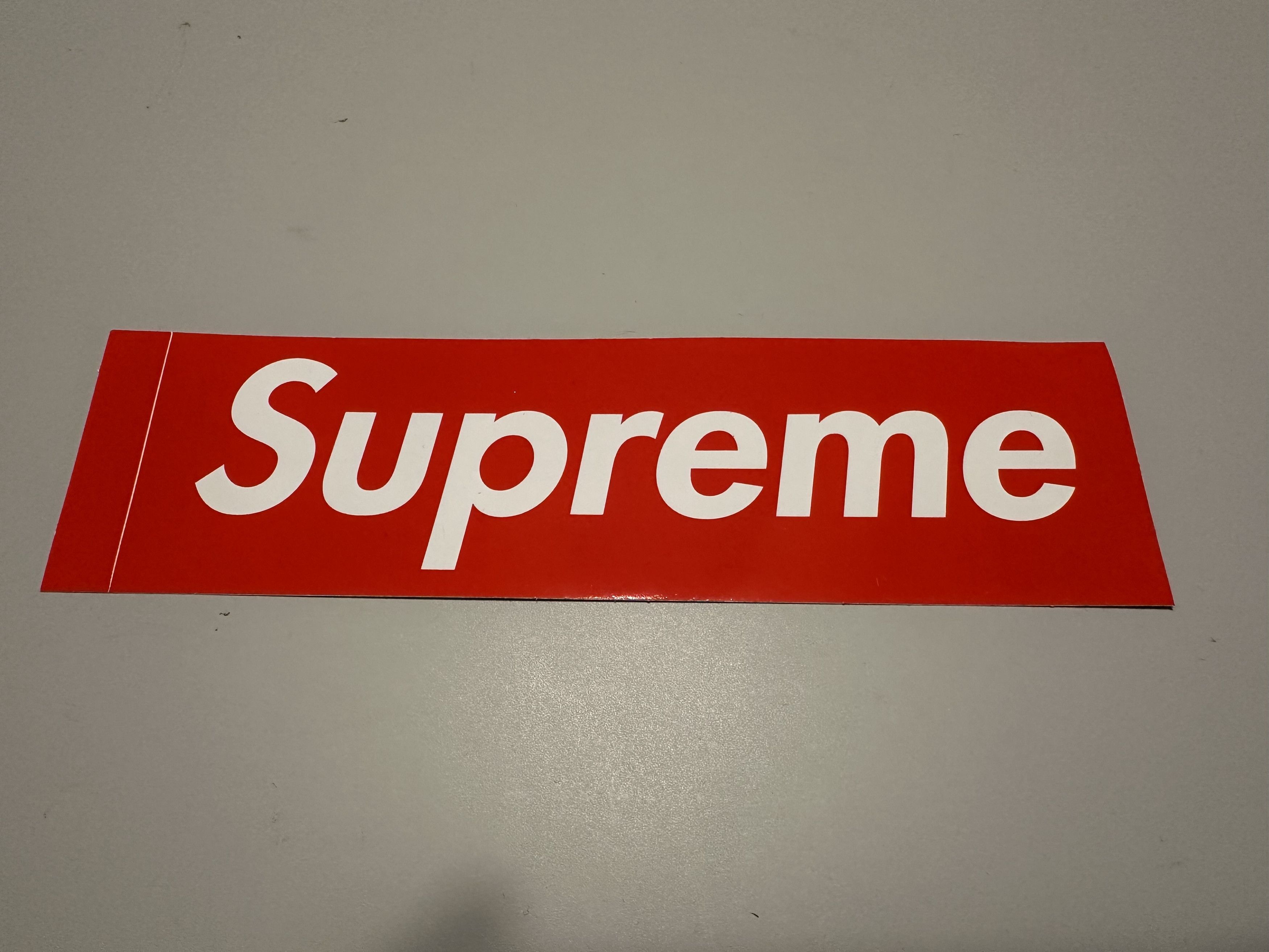 Supreme Supreme Red Box Logo Sticker 100% Authentic Brand New | Grailed