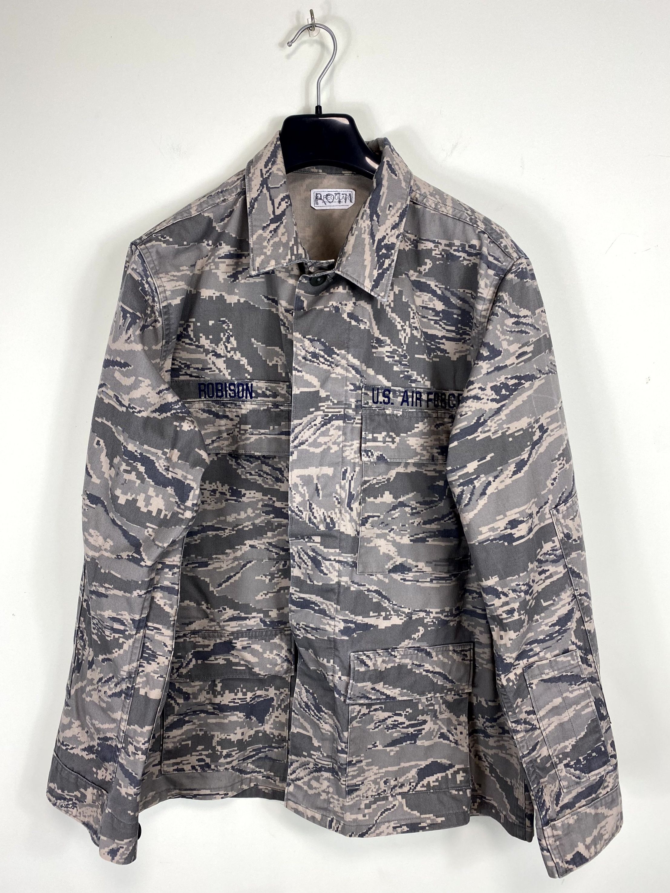 Vintage US Air Force Digital Camo Utility Combat Uniform Jacket | Grailed