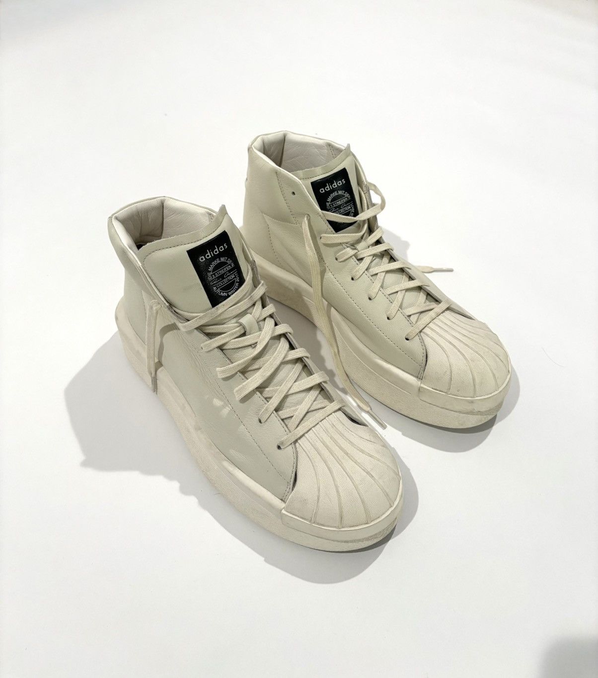 Adidas × Rick Owens Adidas x Rick Owen Mastodon Pro Model 2 Milk | Grailed