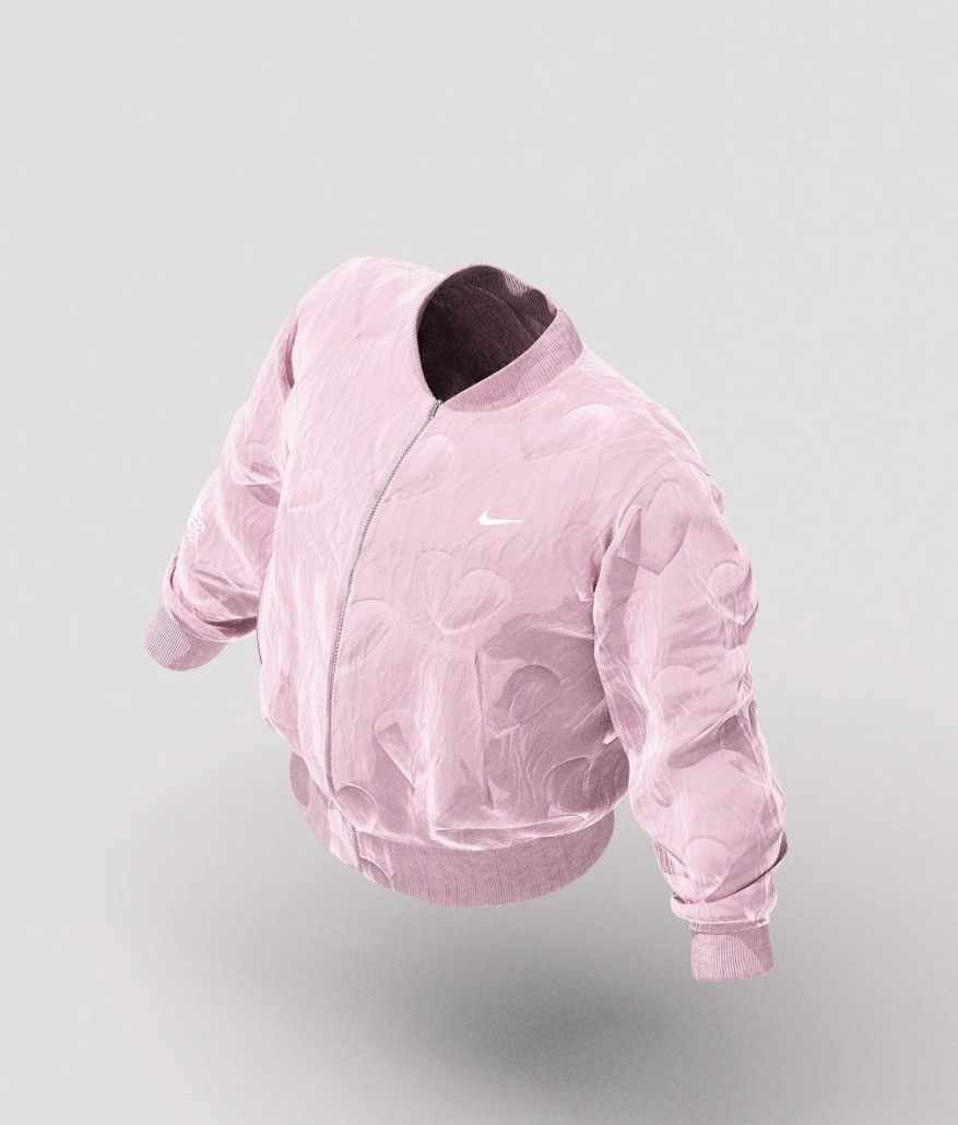 Drake × Nike F&F DRAKE CLB NIKE HEART PUFFER PINK | Grailed