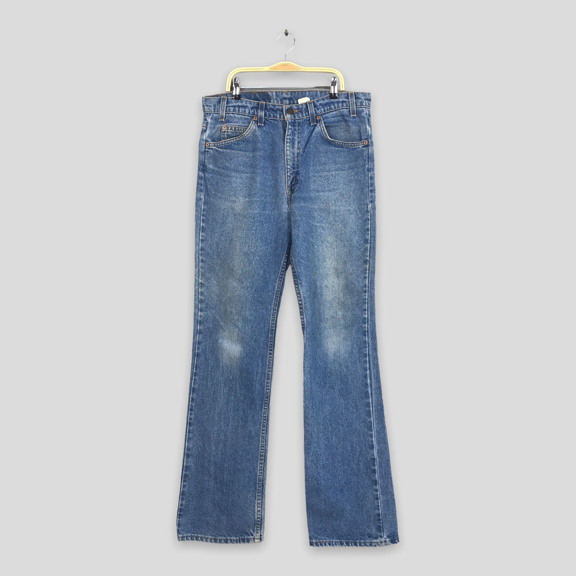 Jean × Levi's × Vintage Size 33x33.5 Vintage 80s Levi's 517 Wide Leg ...