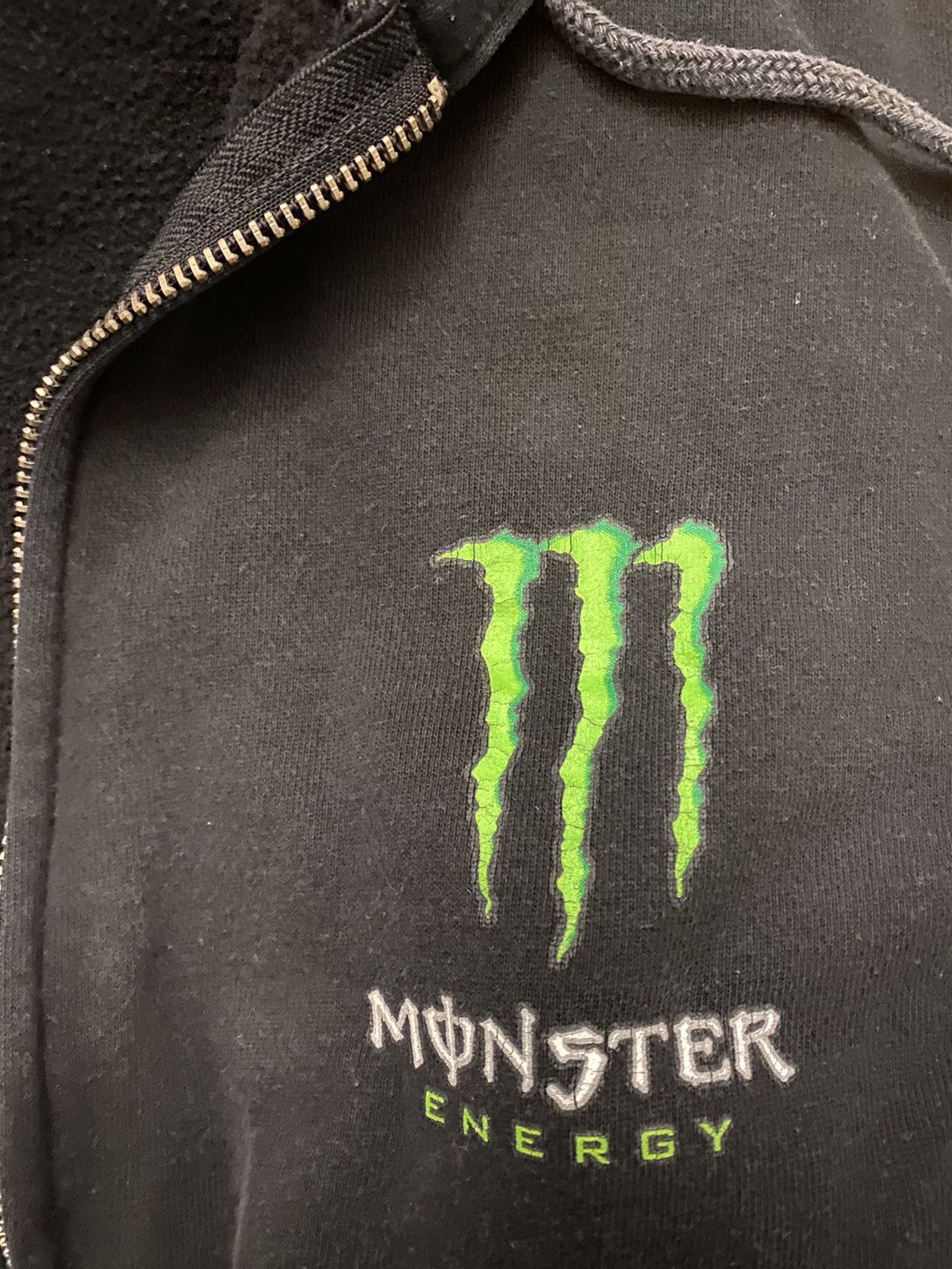 Vintage Monster Energy Zip Hoodie (Large) | Grailed