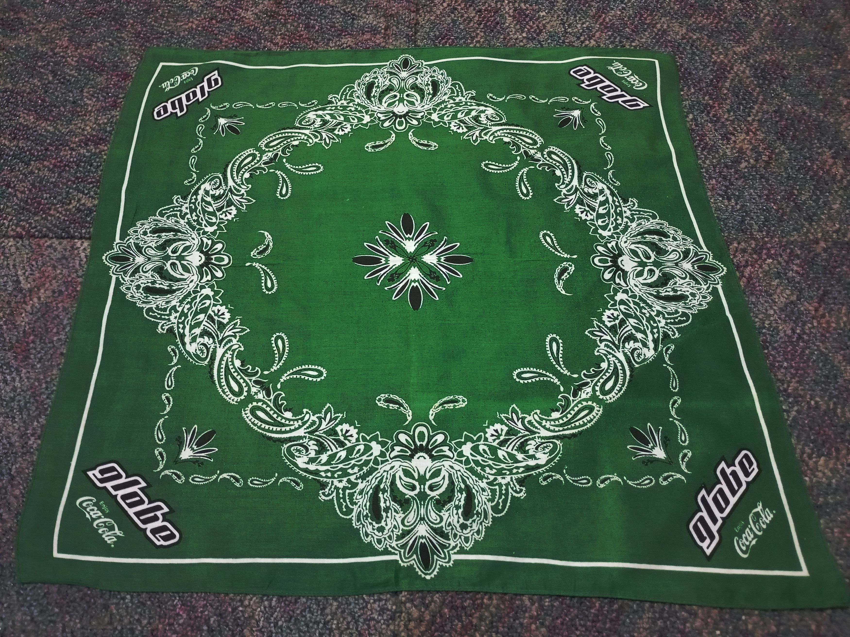 Coca Cola × Globe × Vintage Vintage Paisley Bandana Globe Coca Cola ...