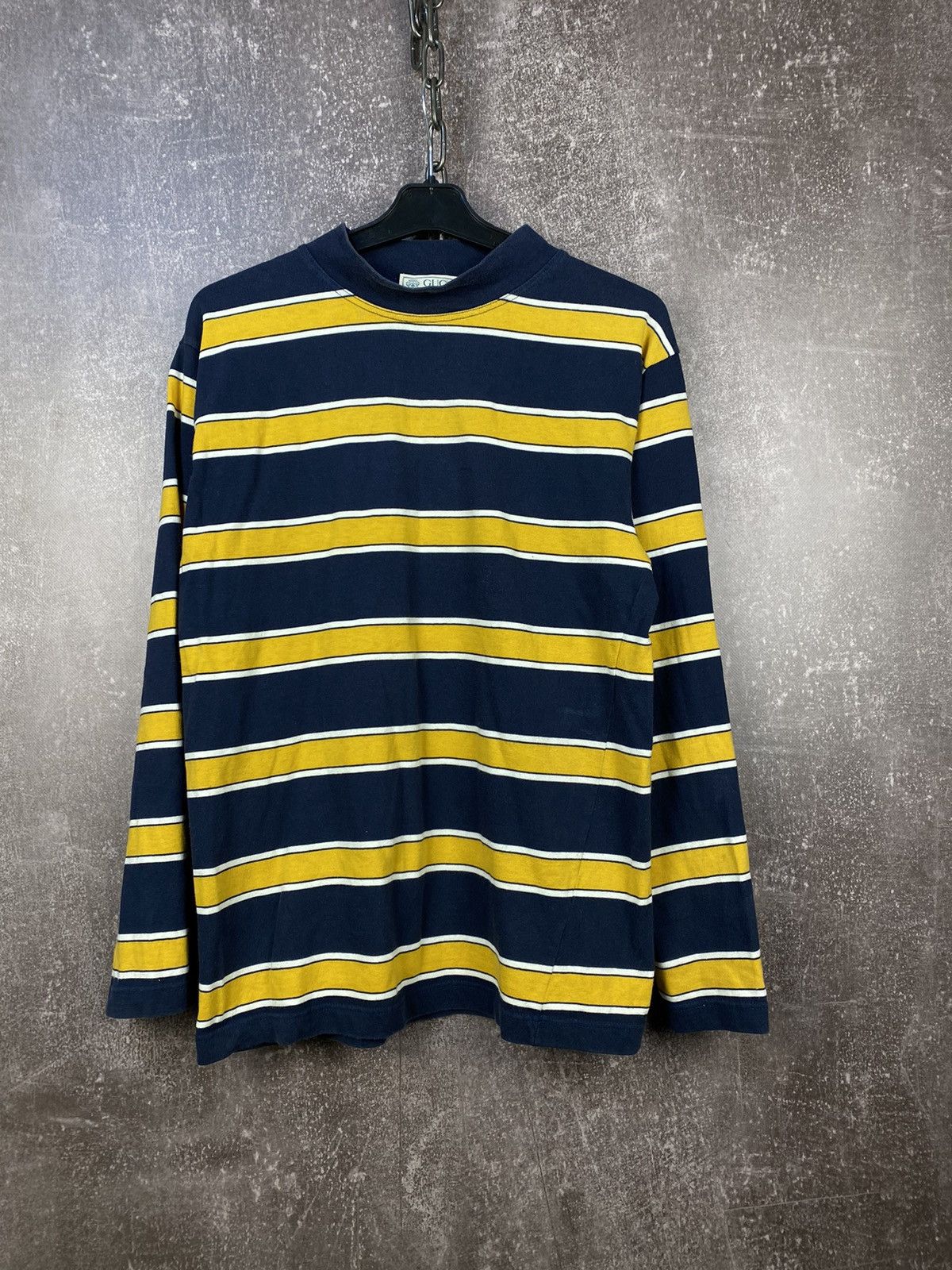 Gucci × Luxury × Vintage Vintage 90s Gucci Striped Long Sleeve Luxury ...