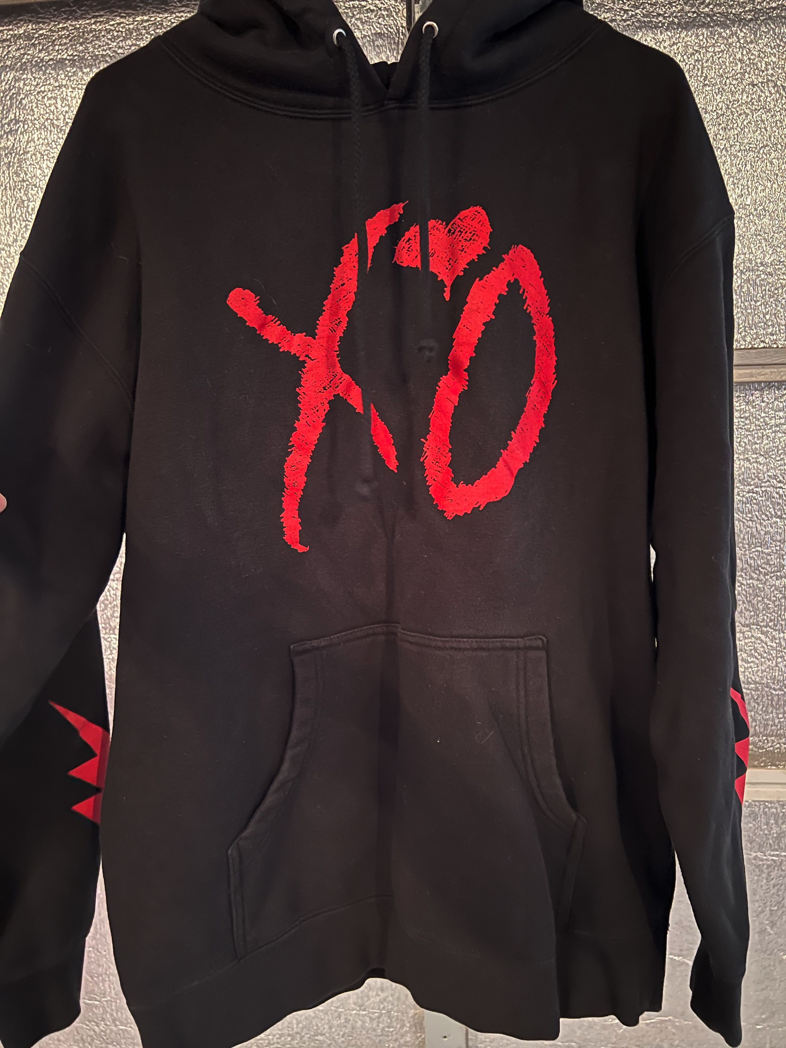 The Weeknd × XO The Weeknd Red XO Starboy Hoodie Size L | Grailed