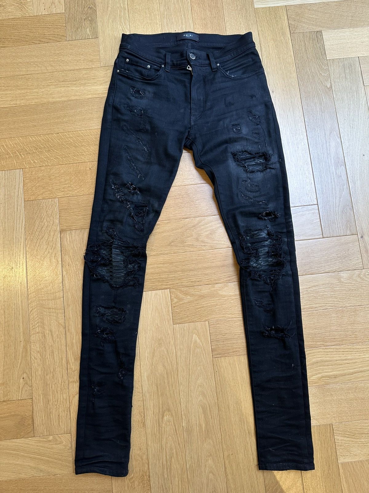 Amiri Amiri 16AW Python MX0 Snakeskin Jeans | Grailed