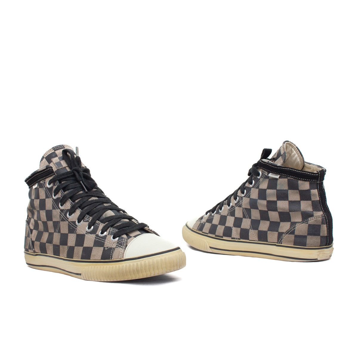 Visvim RARE Visvim Cubism G. Cowan High Top Sneakers Checkered 9.5 ...