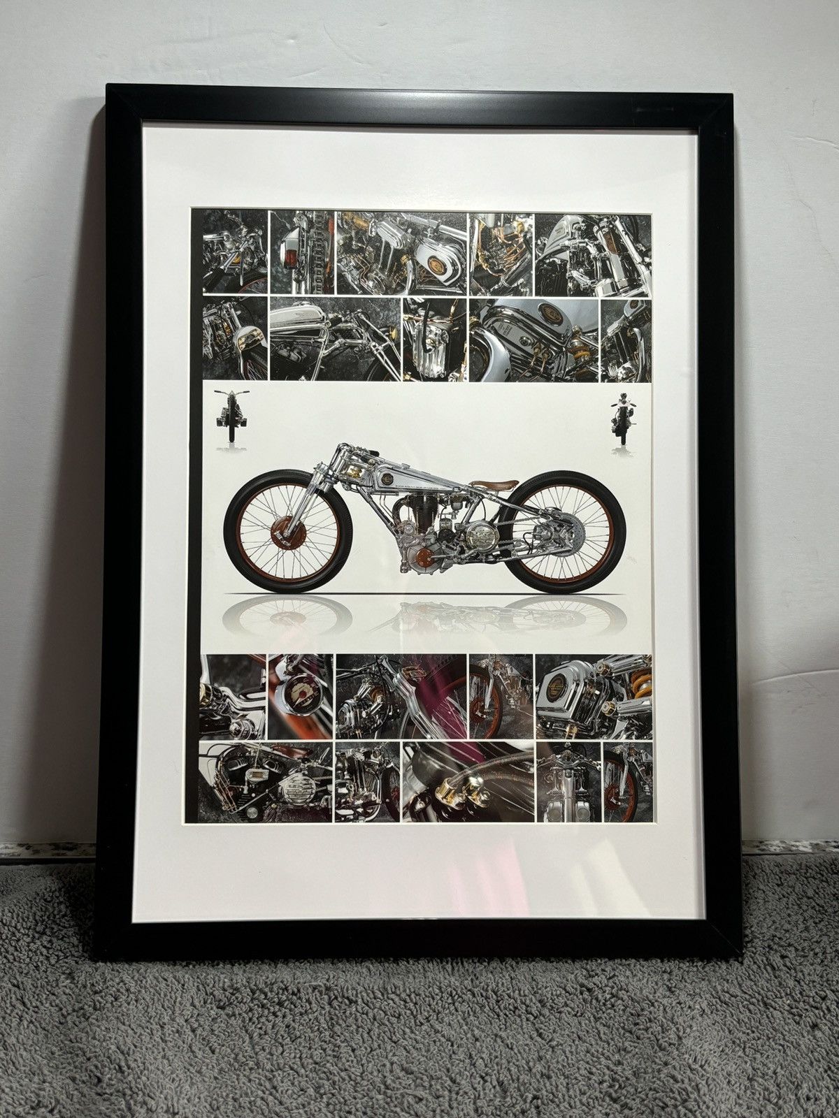 Chrome Hearts * Chrome Hearts * HARLEY DAVIDSON Framed Poster | Grailed
