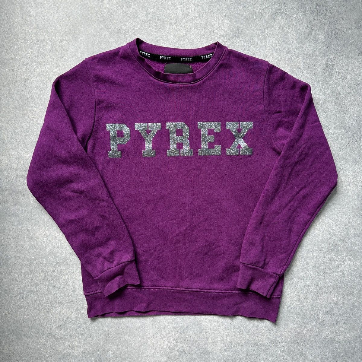 Pyrex Vision Pyrex Shiny Logo Sweatshirt | Grailed