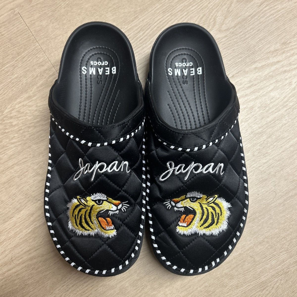 Beams Japan × Crocs BEAMSxCrocs Dylan Clog Souvenir Jacket | Grailed