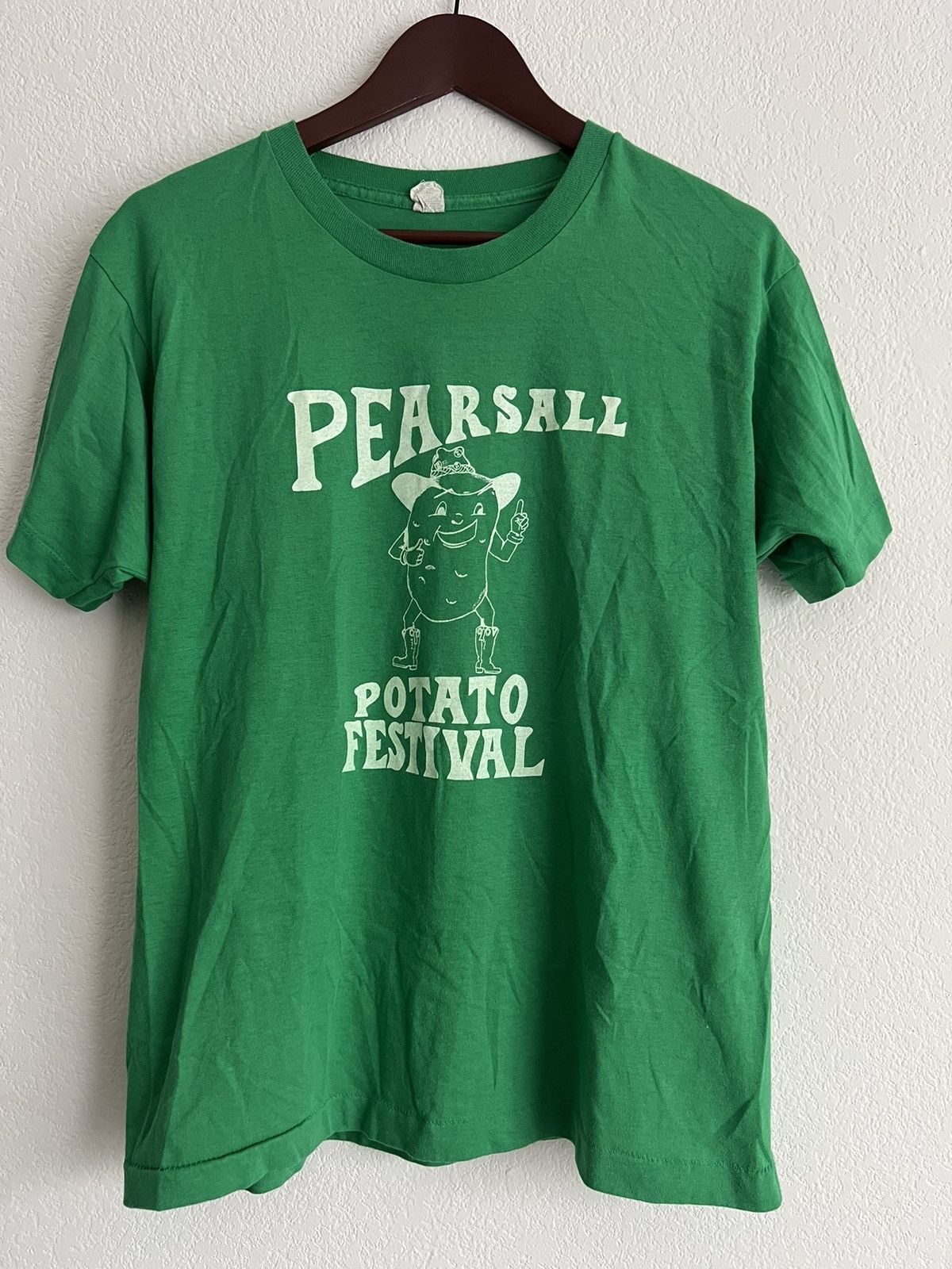 Vintage Vintage 1980s Potato Festival Pearsall Texas T-shirt | Grailed