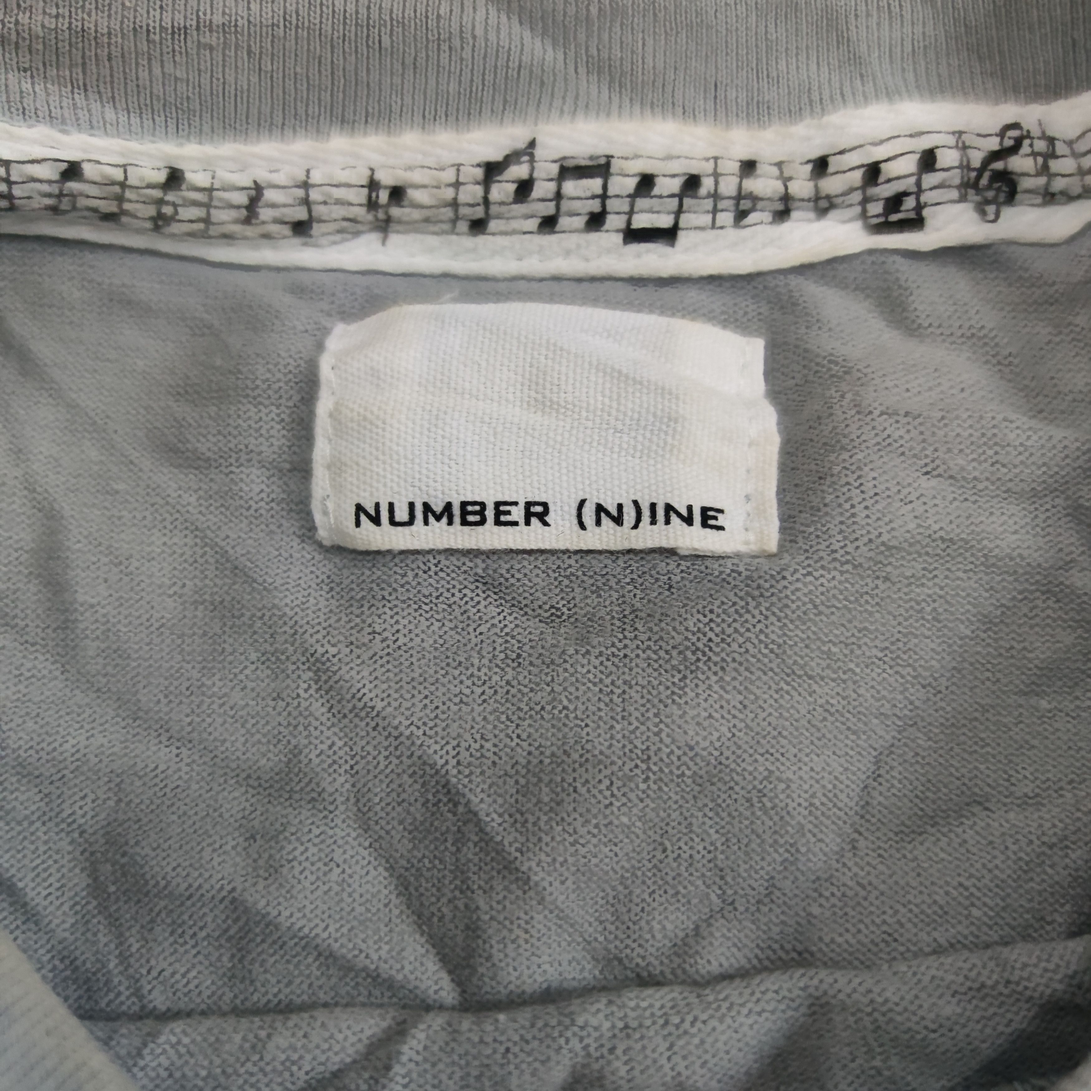 Number (N)ine Number Nine Heavy Weight Big Silhouette Crewneck T Shirt ...