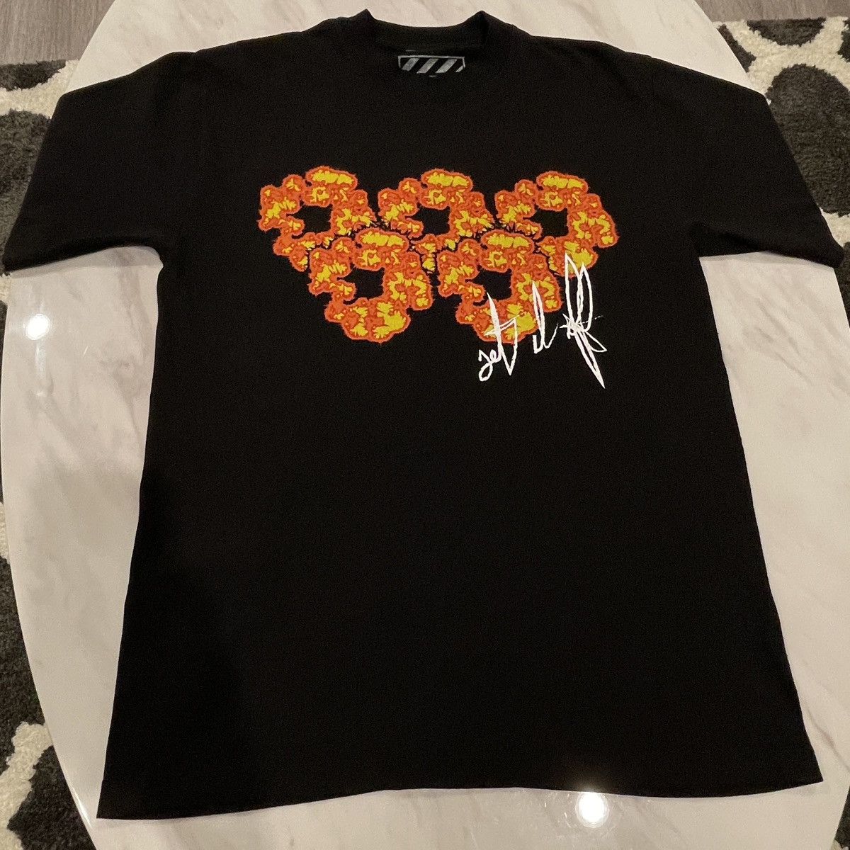 DENIM TEARS Offset Tears Denim Tears Set It Off collaboration T-shirt ...