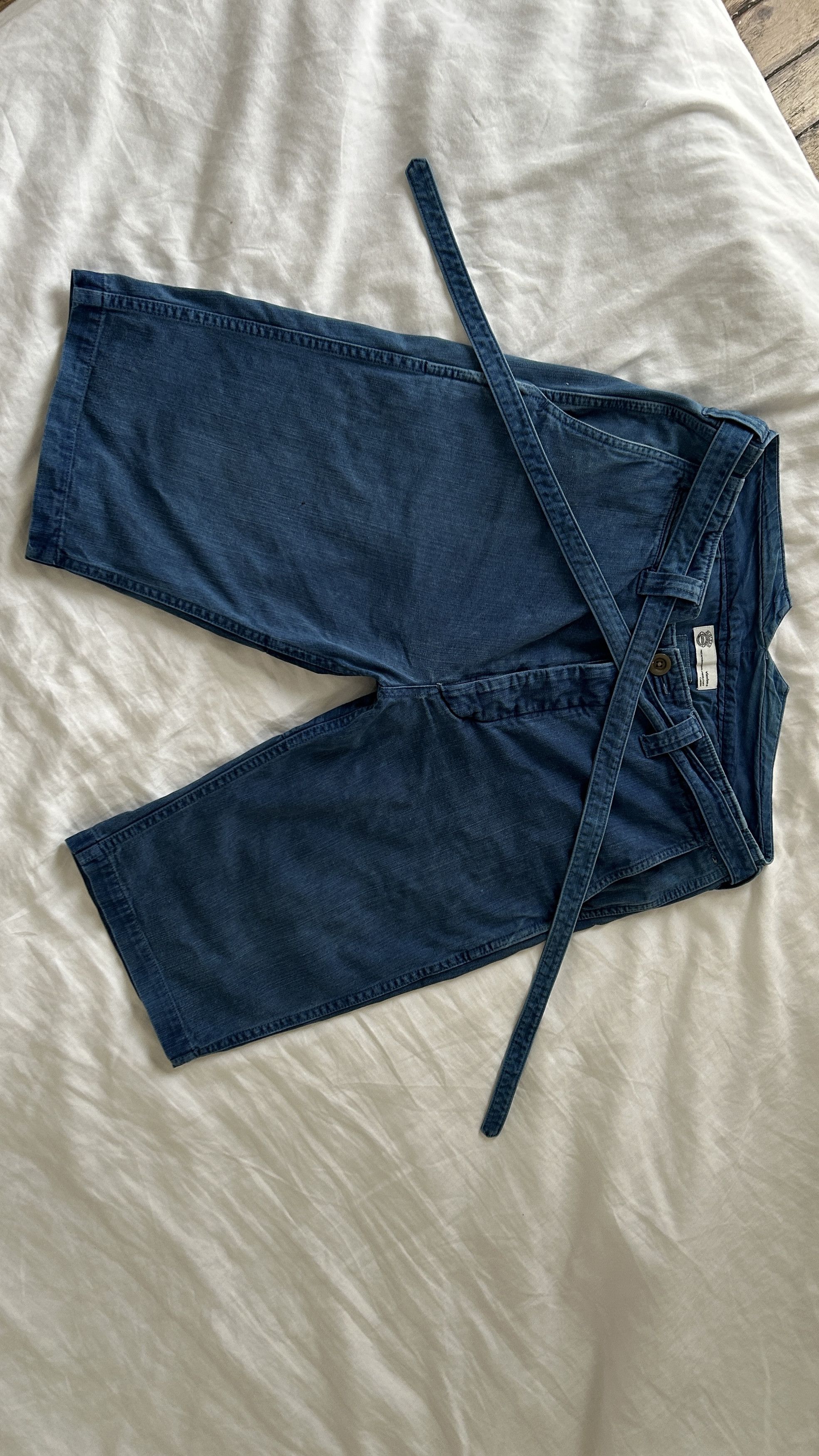 Visvim Indigo Camping Trailer . Infantry Shorts N.D. | Grailed