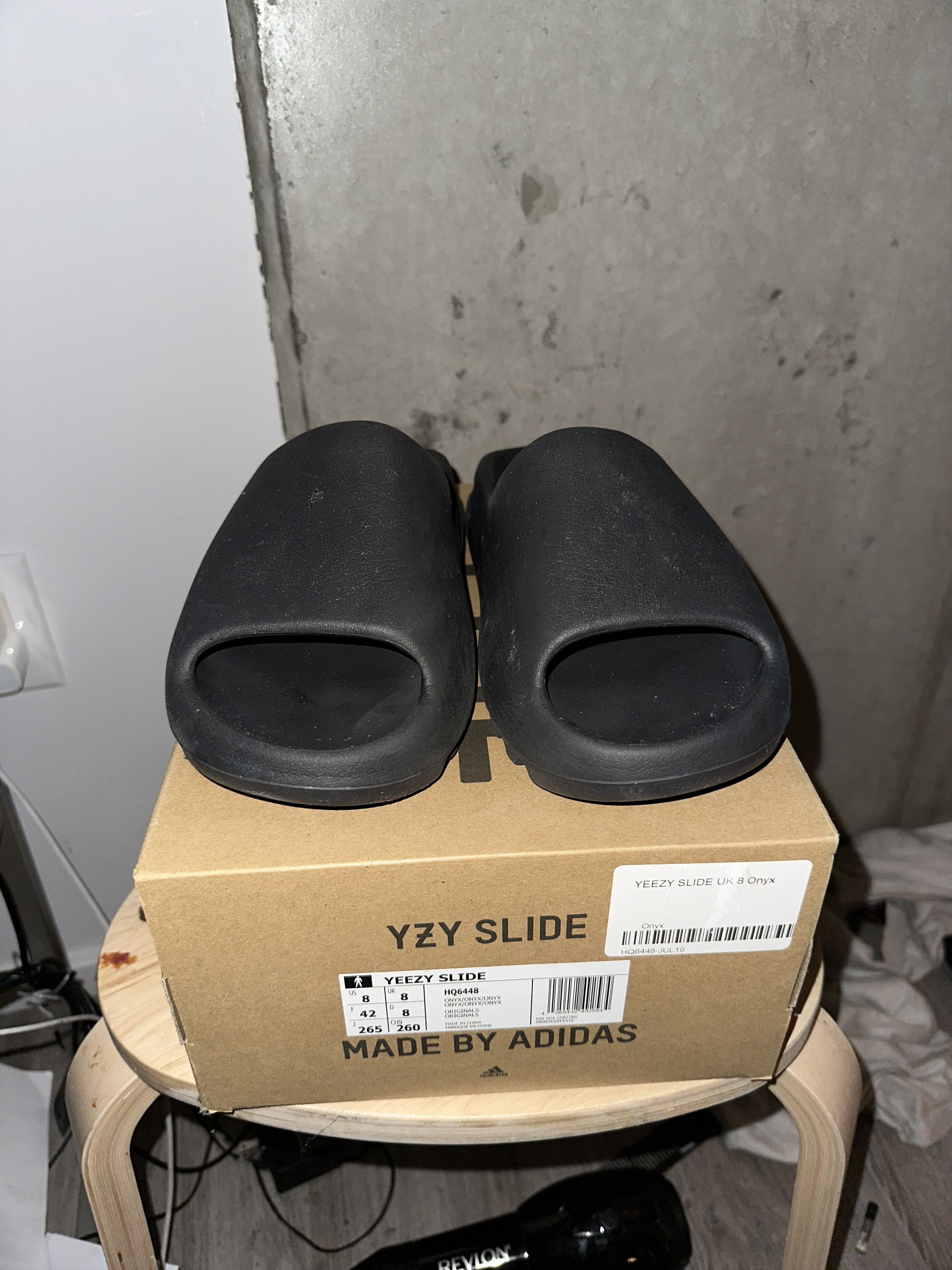 Adidas Yeezy Onyx Slides | Grailed