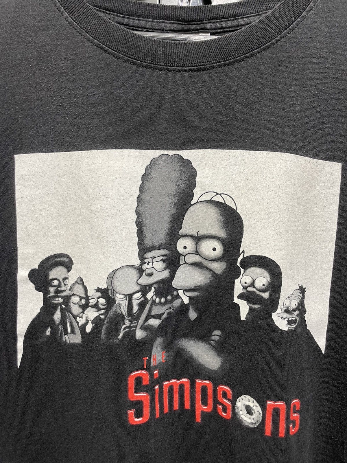Vintage The Simpsons Sopranos logo rip cartoon cast Homer | Grailed