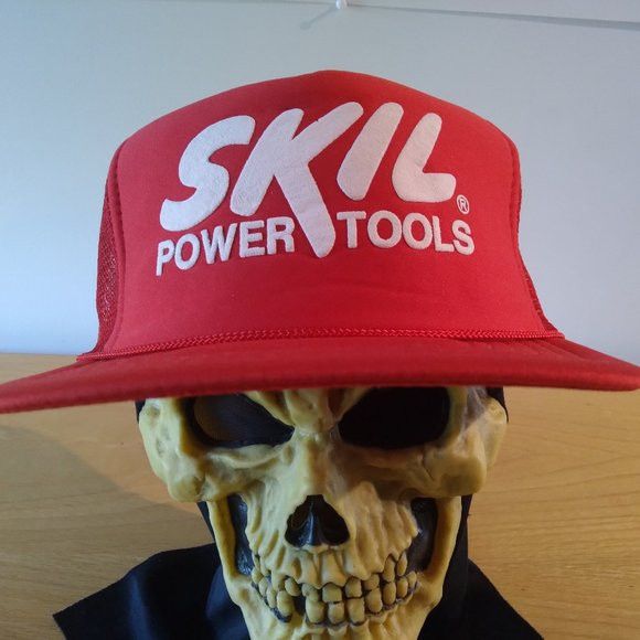 Vintage Ds Vintage Skil Power Tools Rope Snap Back Trucker Hat Grailed