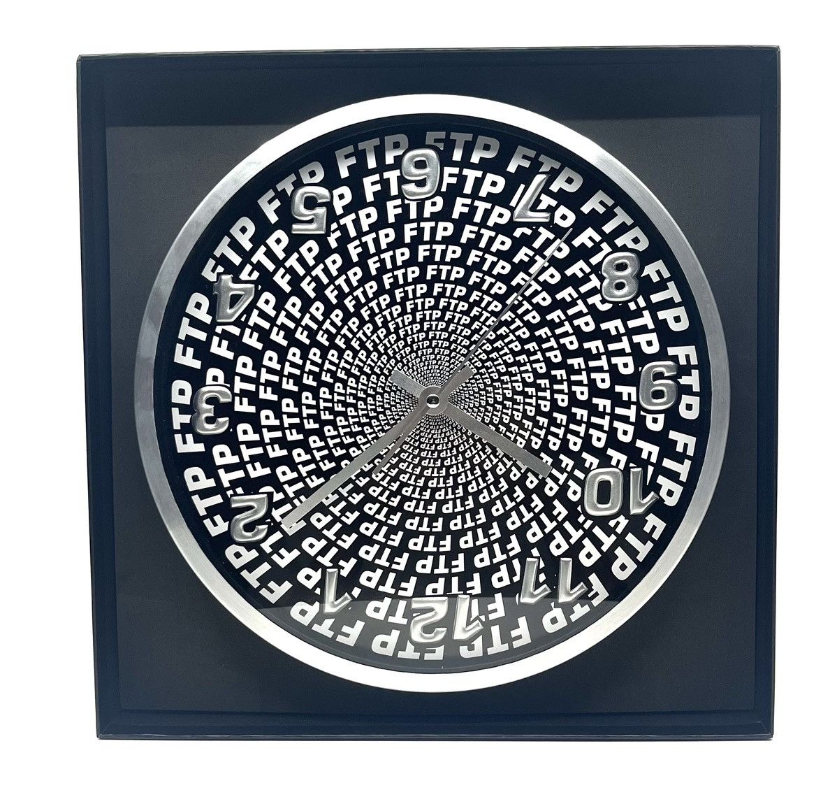 Fuck The Population FTP Spiral Wall Clock Black ONE SIZE (OS) IN HAND ...