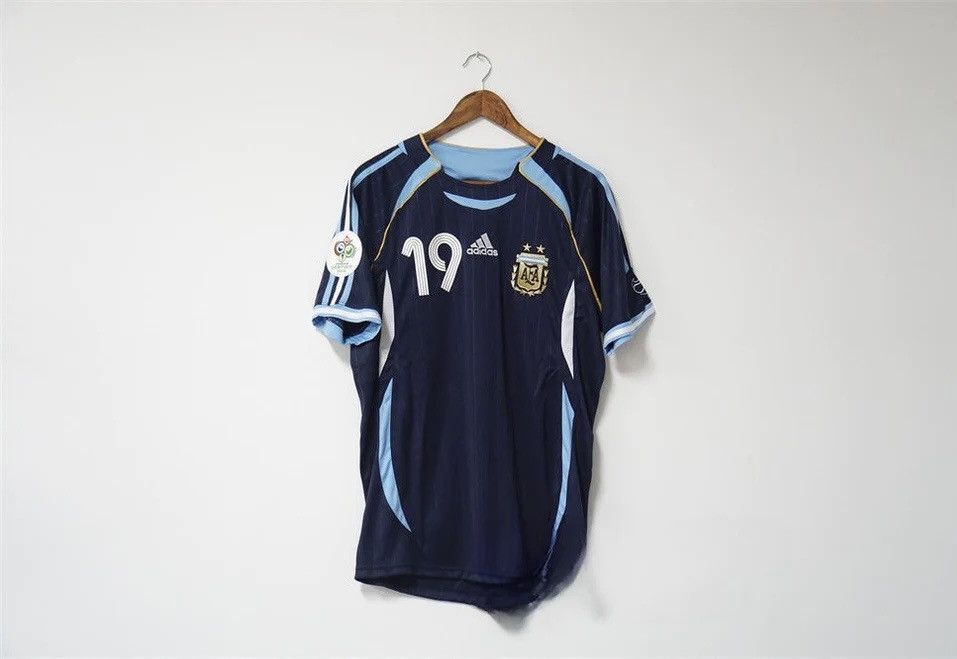Adidas Messi Argentina WC 2006 Away Football Jersey | Grailed