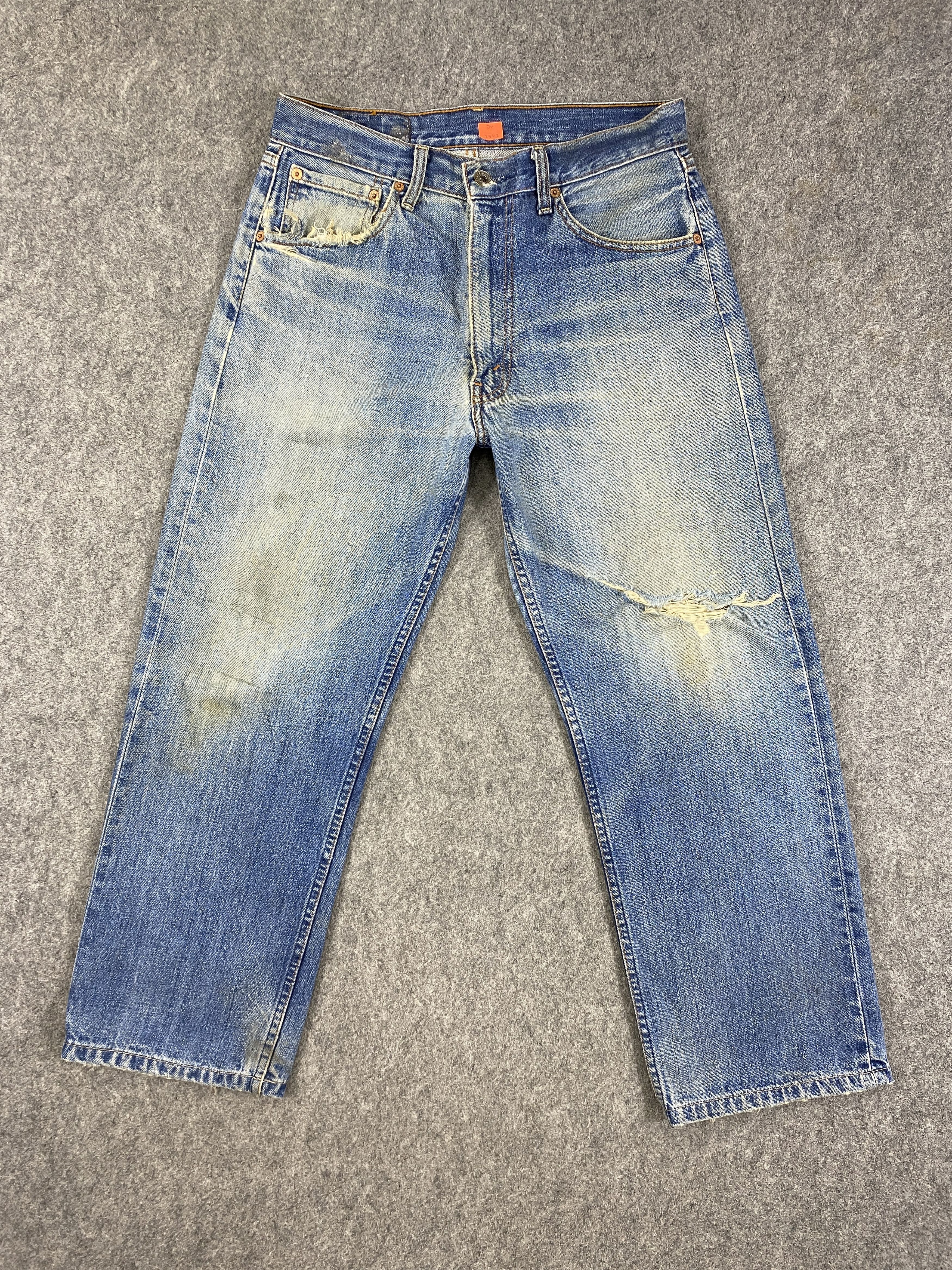 Hype Dirty Blue Vintage Levi's 503 Jeans 30x26.5 Denim -JN2362 | Grailed