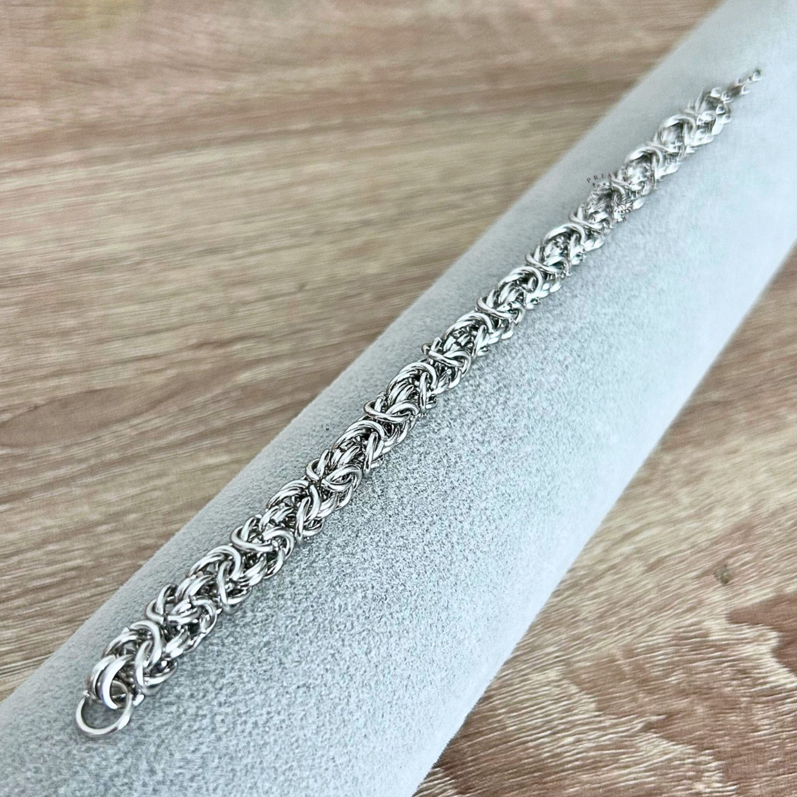 Generic × Jewelry × Vintage 21cm Byzantine Chain Bracelet – Stainless ...