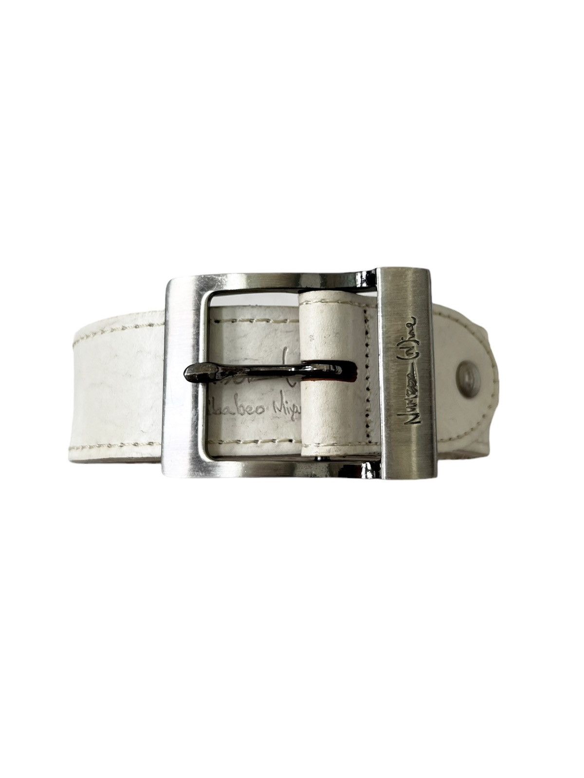 Number (N)ine Number Nine Takahiromiyashita cowhide leather belt | Grailed