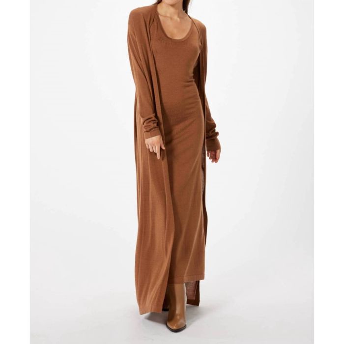 Designer SOPHIE RUE Rumi Long Cardigan In Brown | Grailed