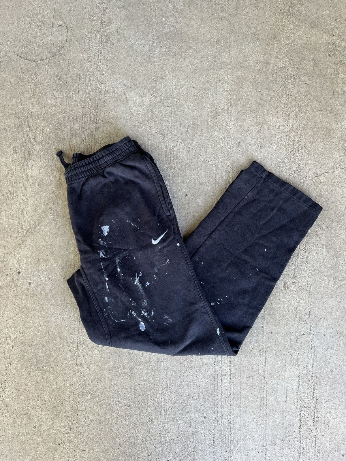 Nike Paint Splatter Medium Nike Sweatpants | Grailed