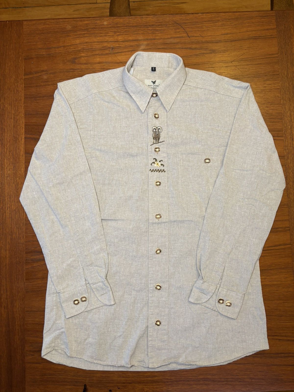 Other Jean Chatel Landhaus beige embroidery button up | Grailed