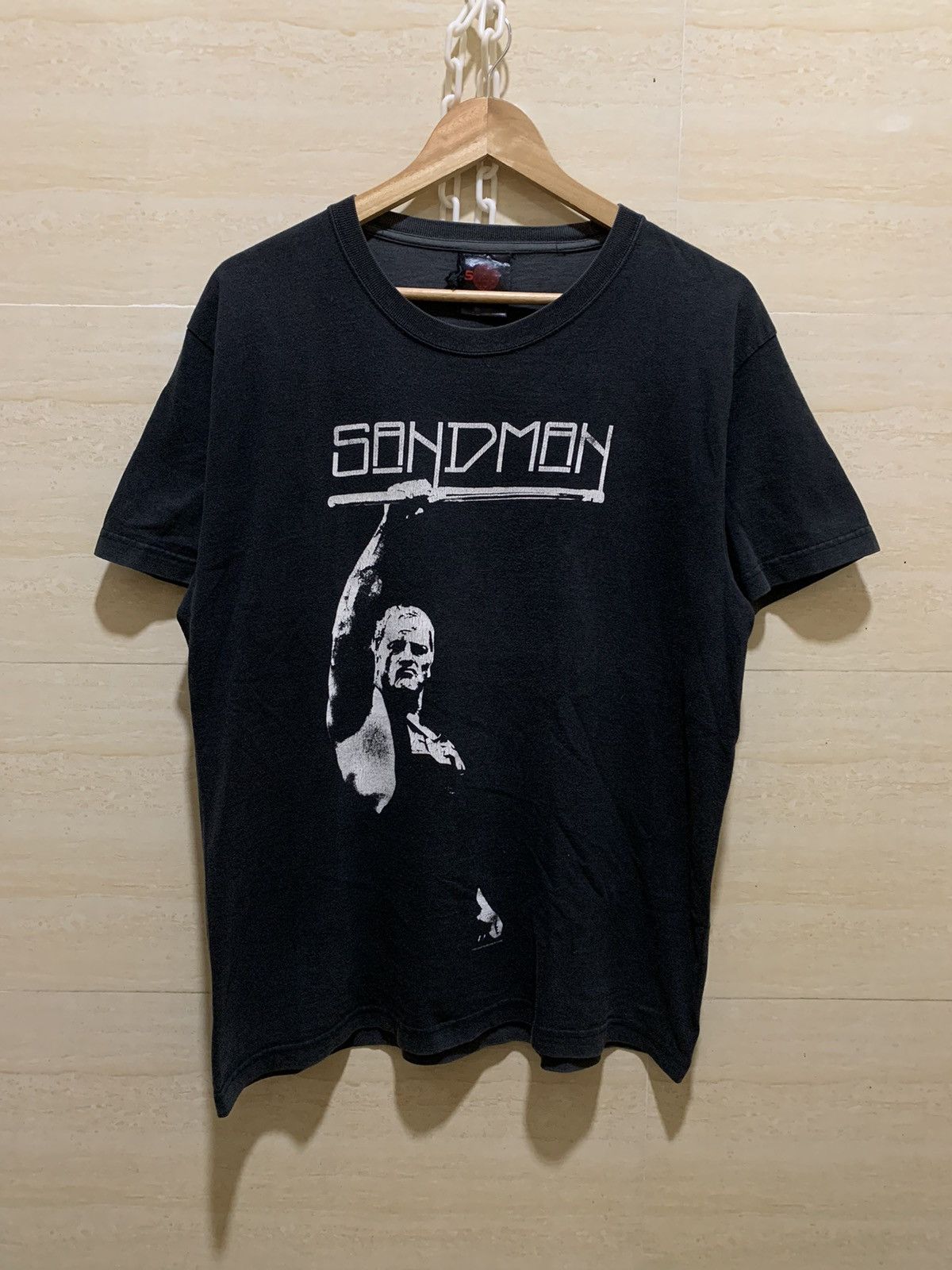 Wwf vintage wwe/ecw sandman | Grailed