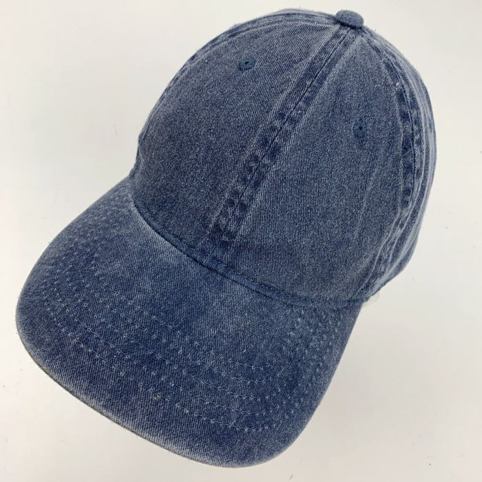 Vintage Blank Blue Ball Cap Hat Adjustable Baseball | Grailed