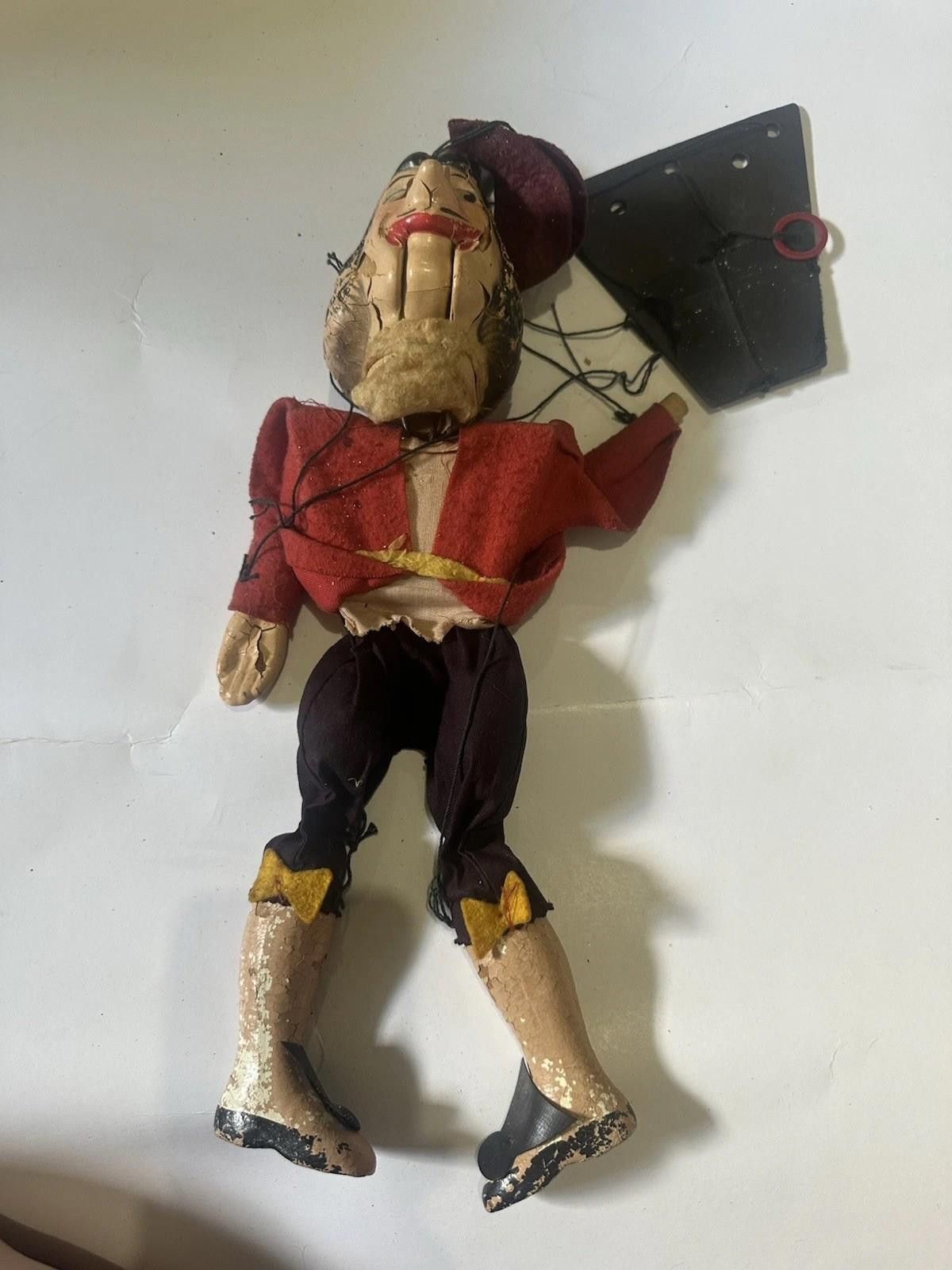 Disney Original 1950’s Peter Pan Captain Hook String Puppet | Grailed