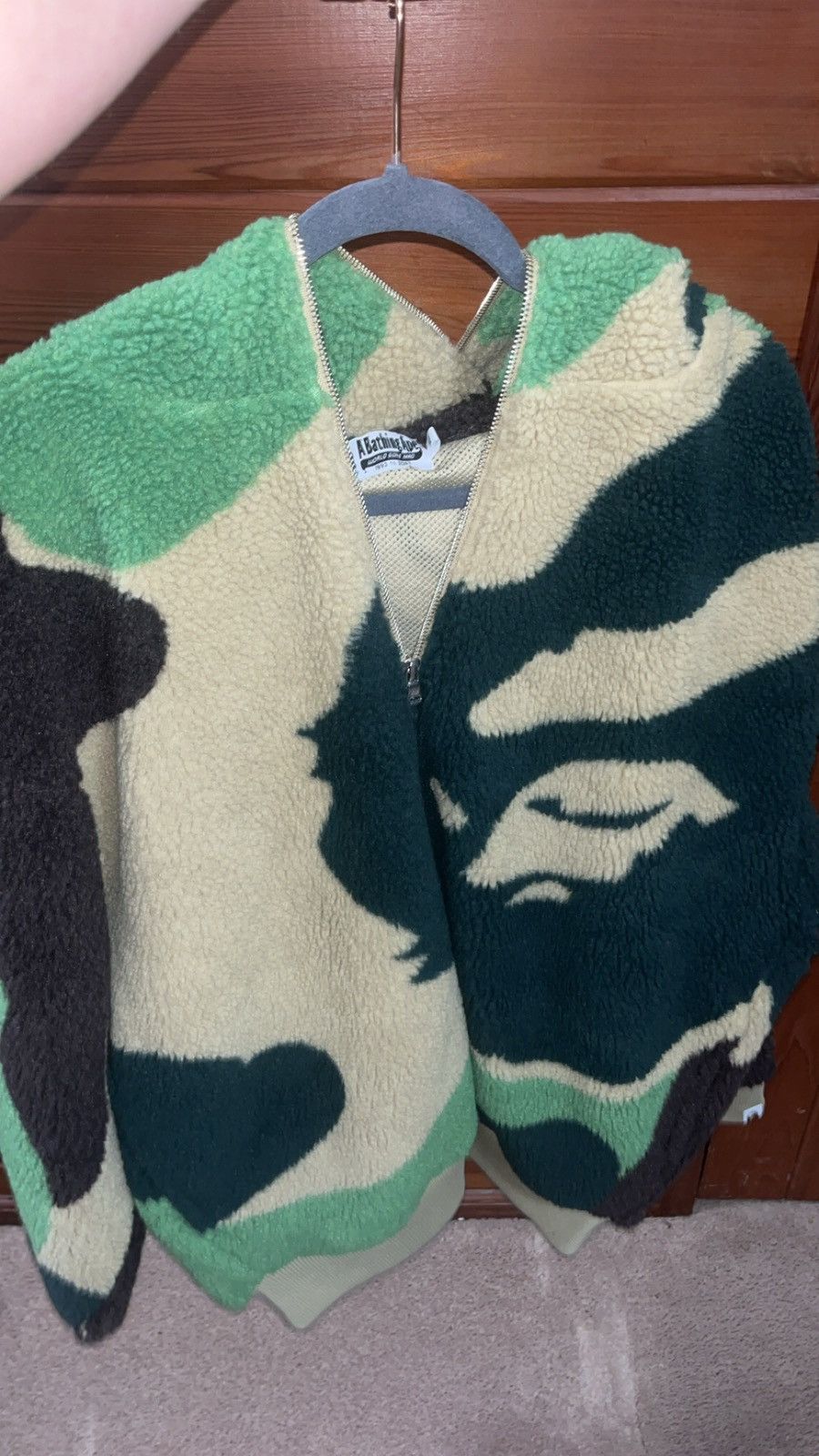 Bape MEGA ABC CAMO SHARK BOA HOODIE JACKET | Grailed