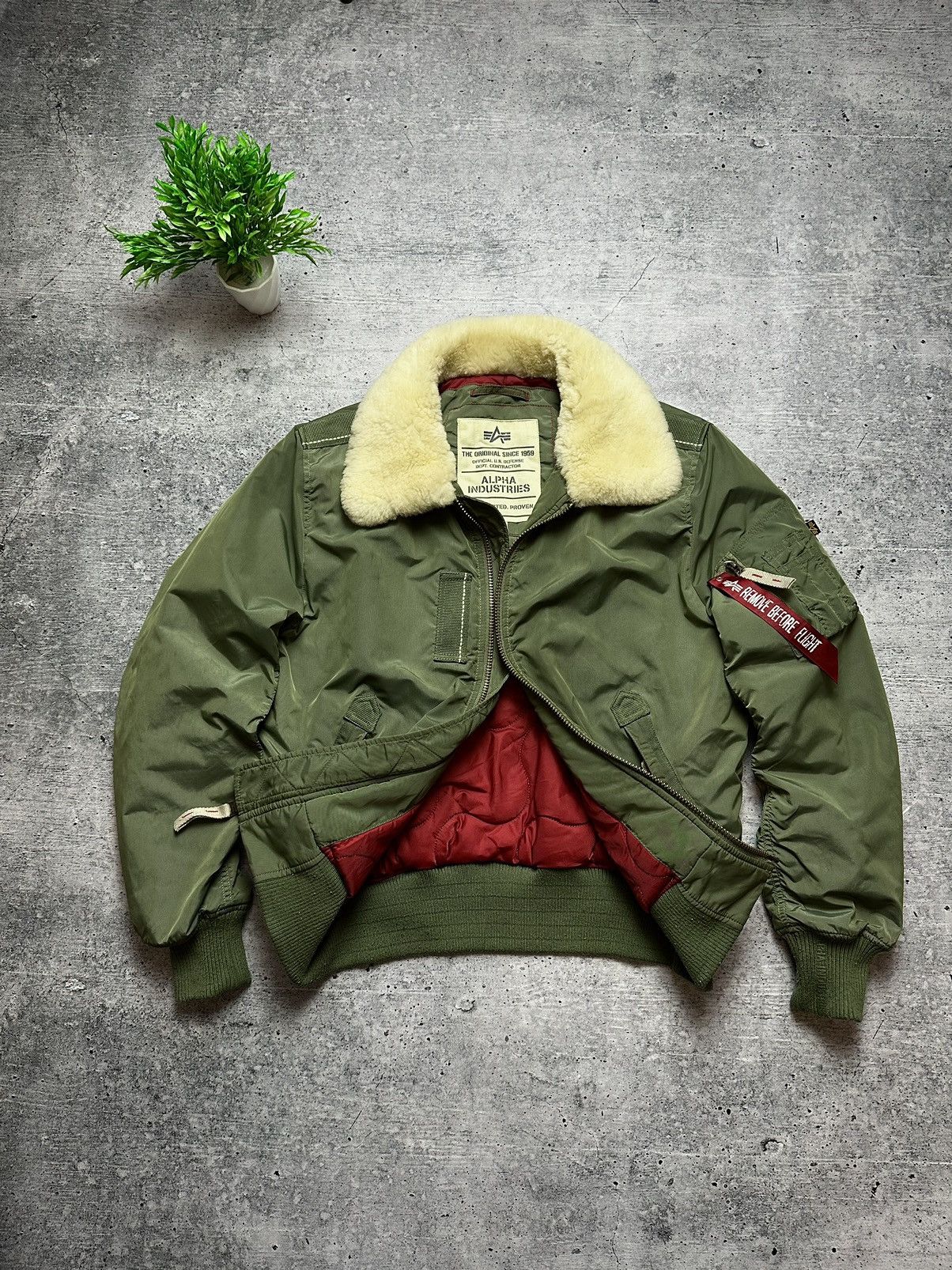 Alpha Industries × Vintage Vintage Alpha Flyer’s Industries Sherpa USA MA-1 Bomber | Grailed