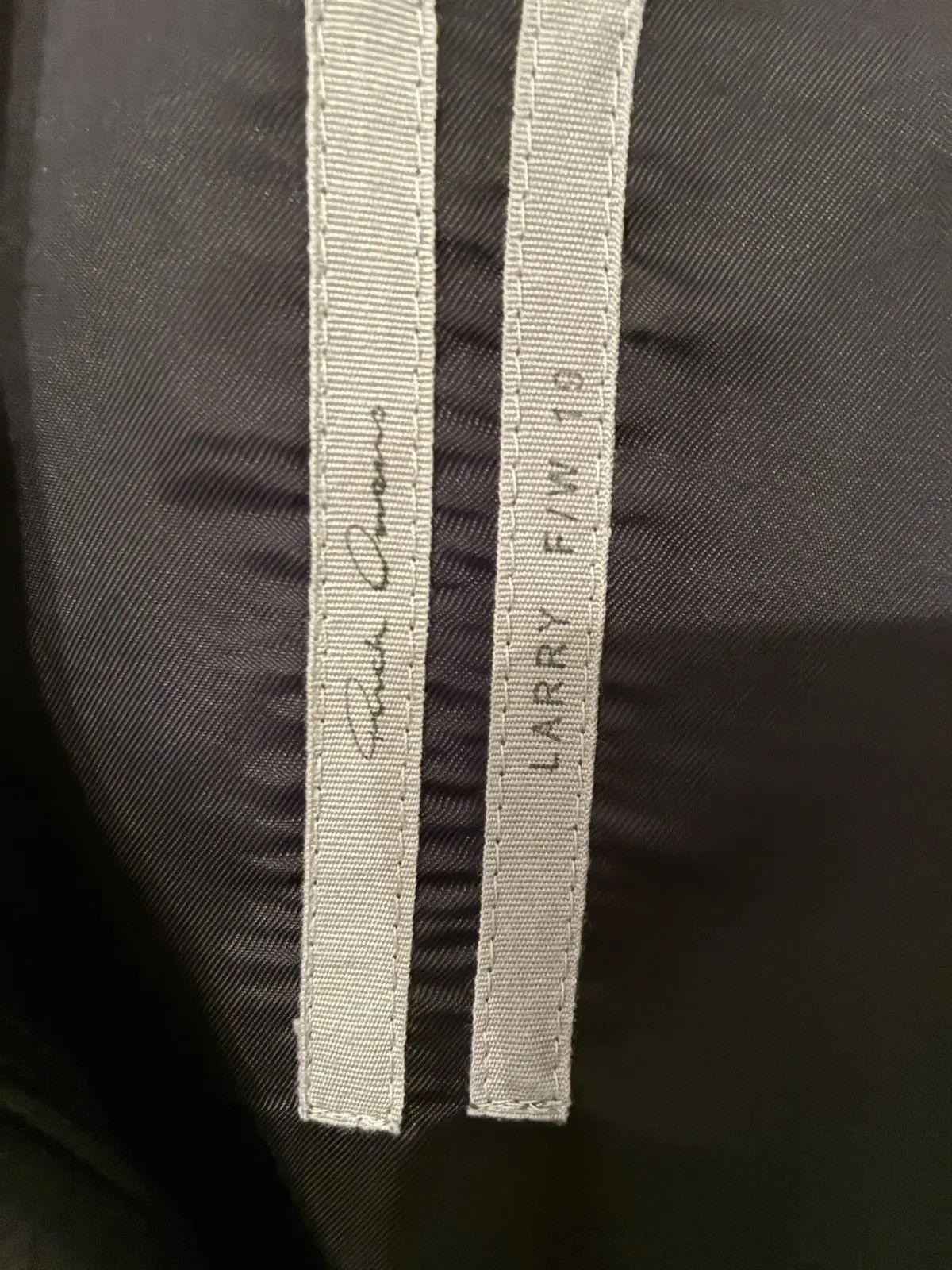 Rick Owens Rick Owens Larry Black Leather Bomber Jacket | Grailed