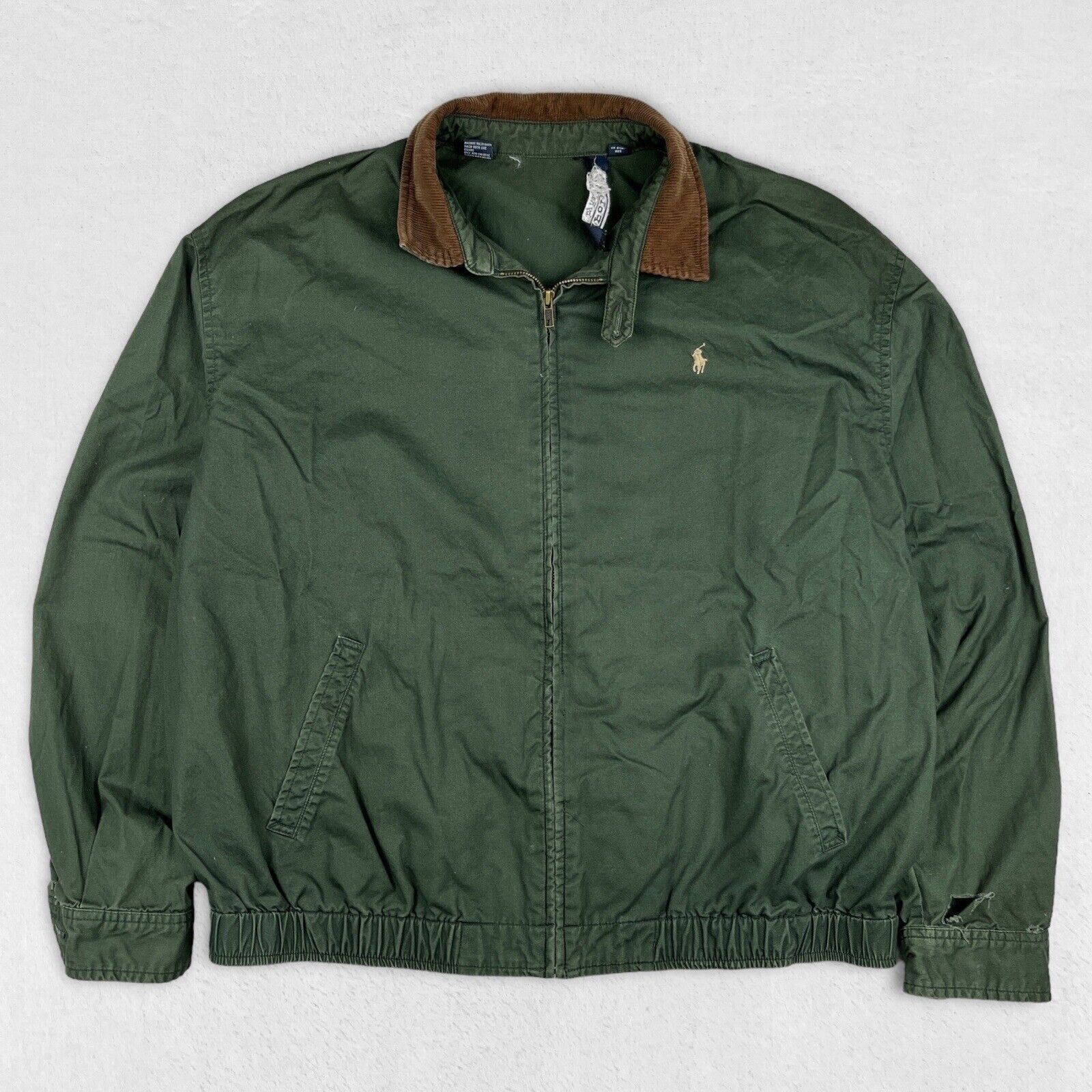 Polo Ralph Lauren 80s Ralph Lauren Harrington Unlined Jacket Corduroy Collar | Grailed