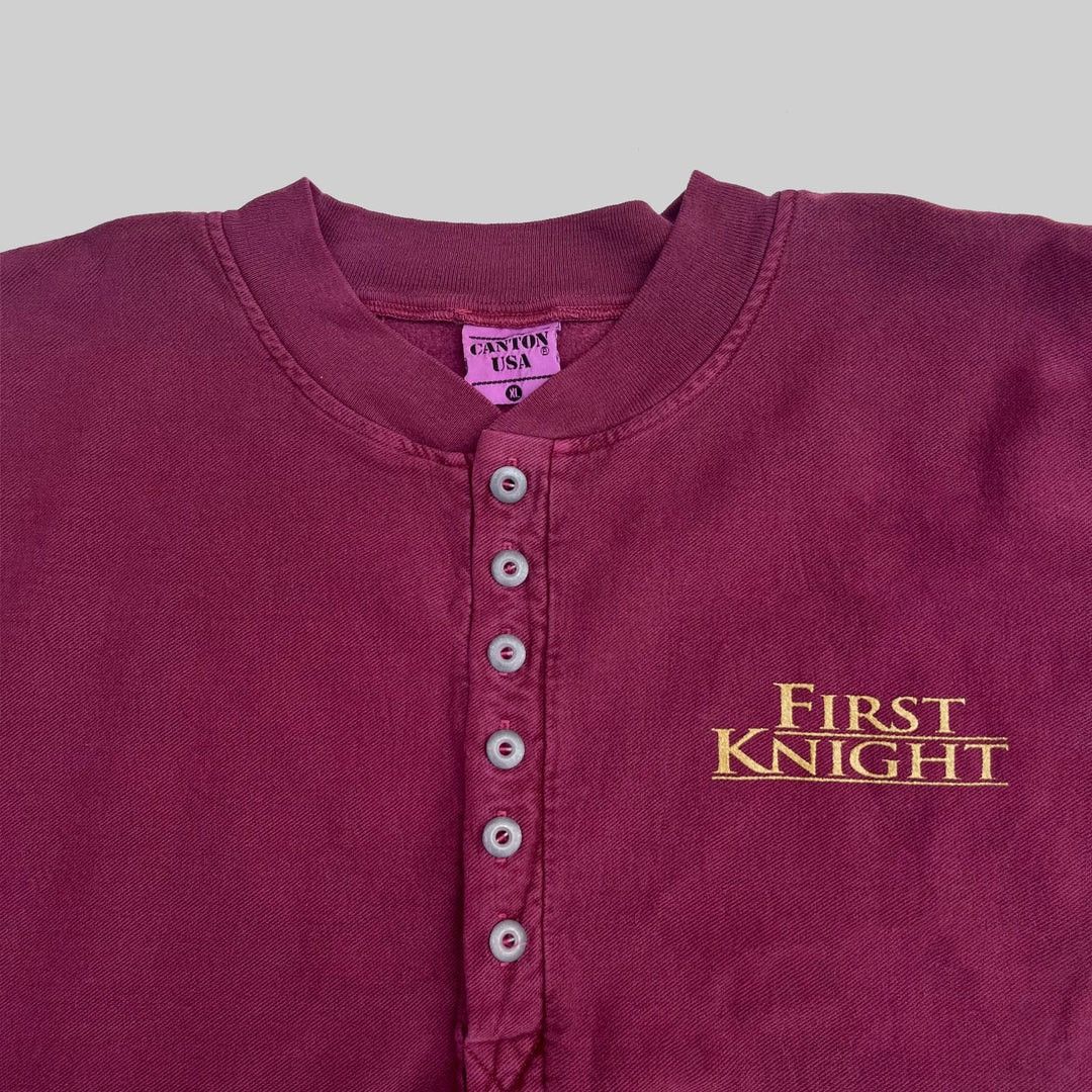 Movie × Vintage First Knight 1995 Vintage Movie Promo Logo USA T-Shirt ...