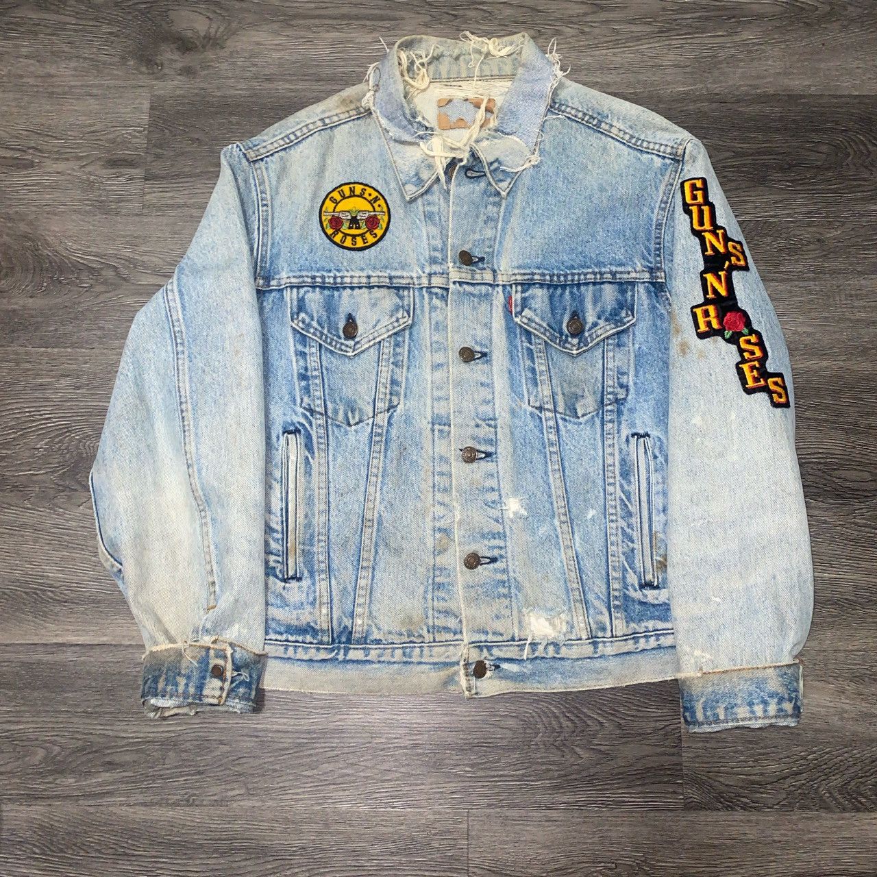 Levi's × Streetwear × Vintage 80s Levis Guns n Roses Jacket | Grailed