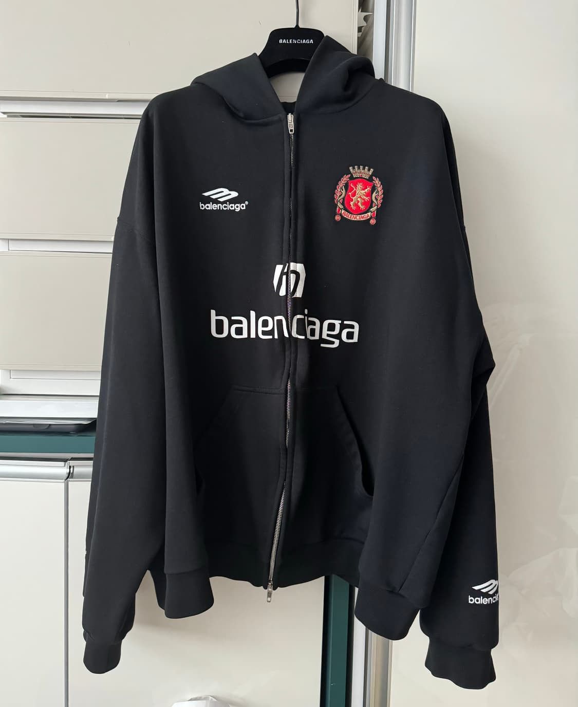 Balenciaga Balenciaga Paris Soccer hoodie | Grailed