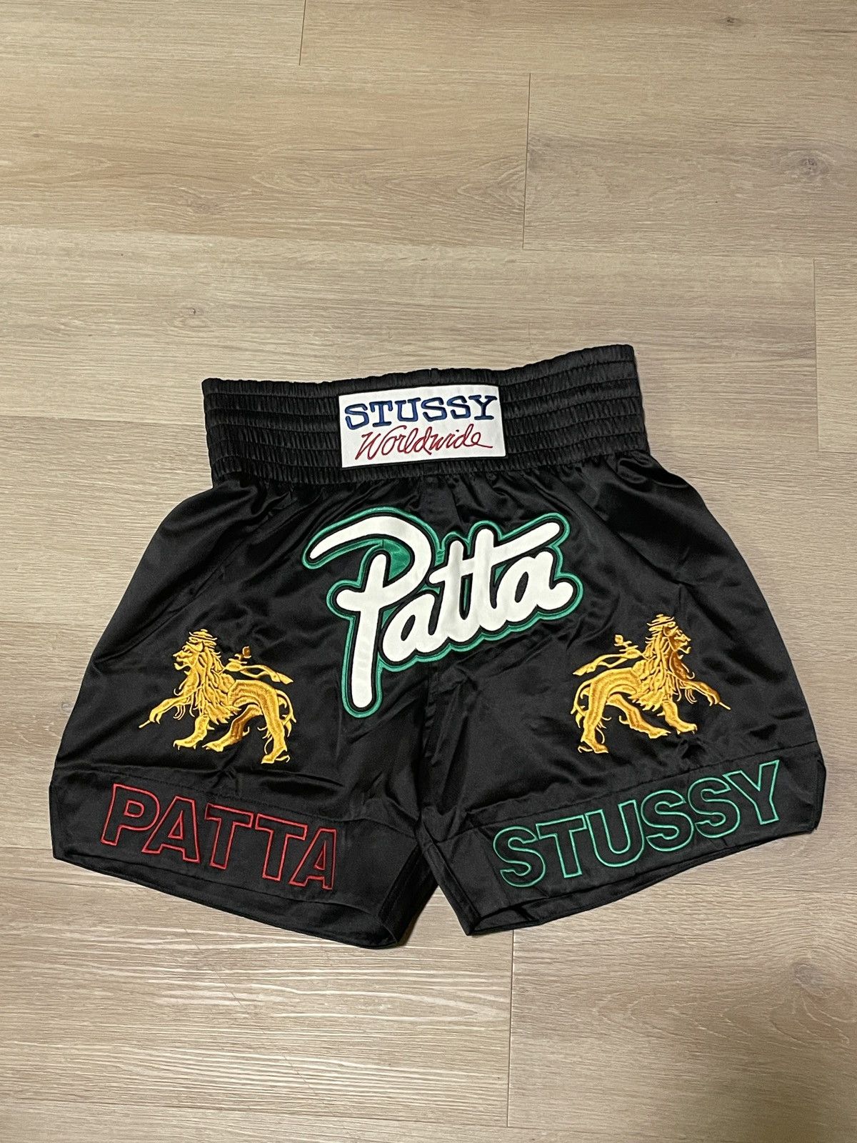 Patta × Stussy Patta x Stussy Boxing Shorts | Grailed