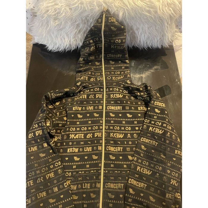 Vintage Vintage Krew Skate Or Die Terry Kennedy Full Zip Hoodie Rare ...