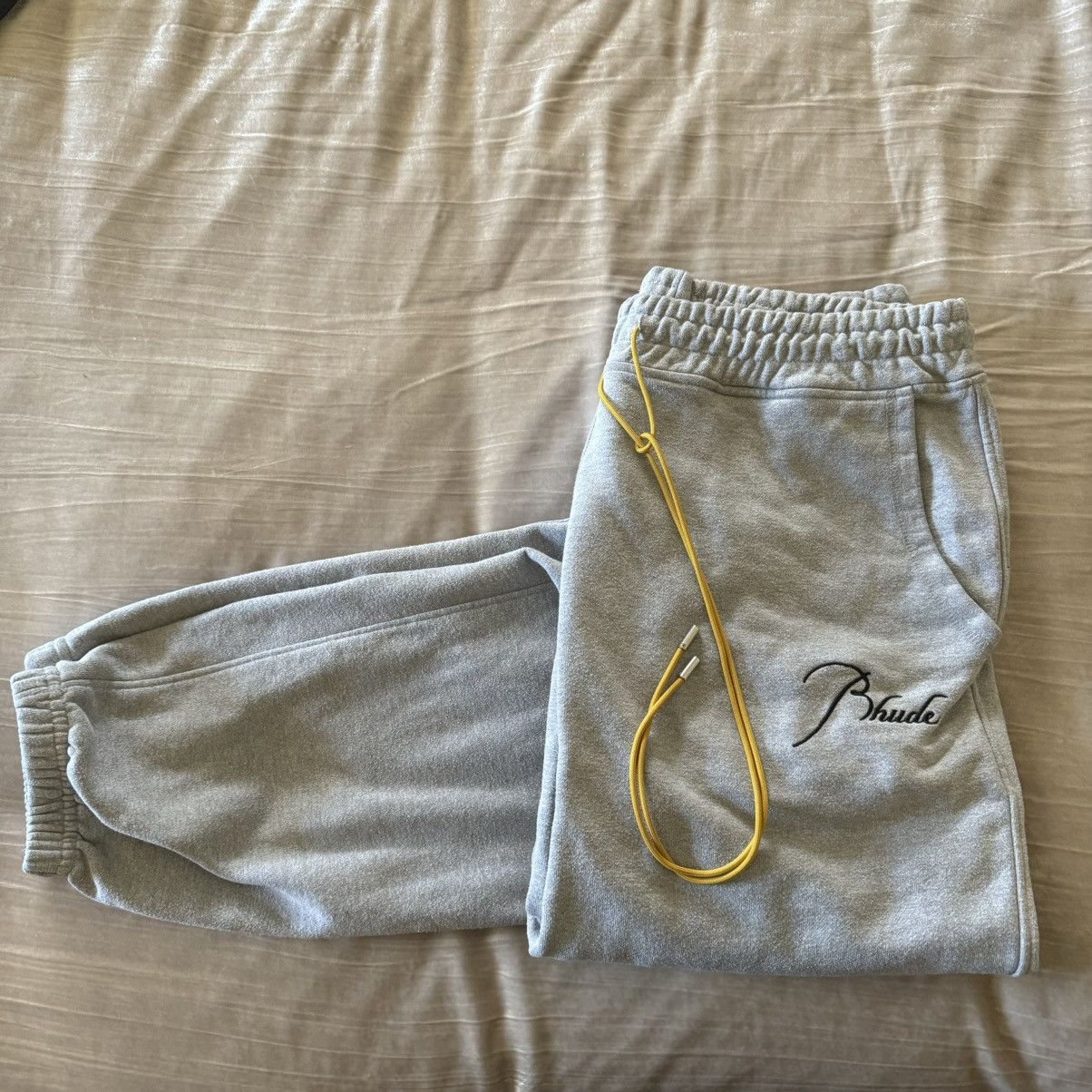 Rhude Rhude Script Logo Sweatpants | Grailed