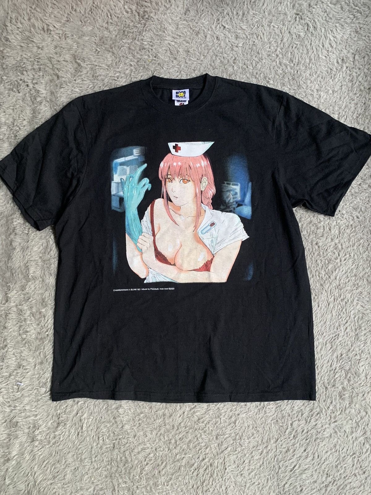 Anima × Japanese Brand Anime Chainsaw Man Blink 182 Enema Of The State Inspired Tee Grailed