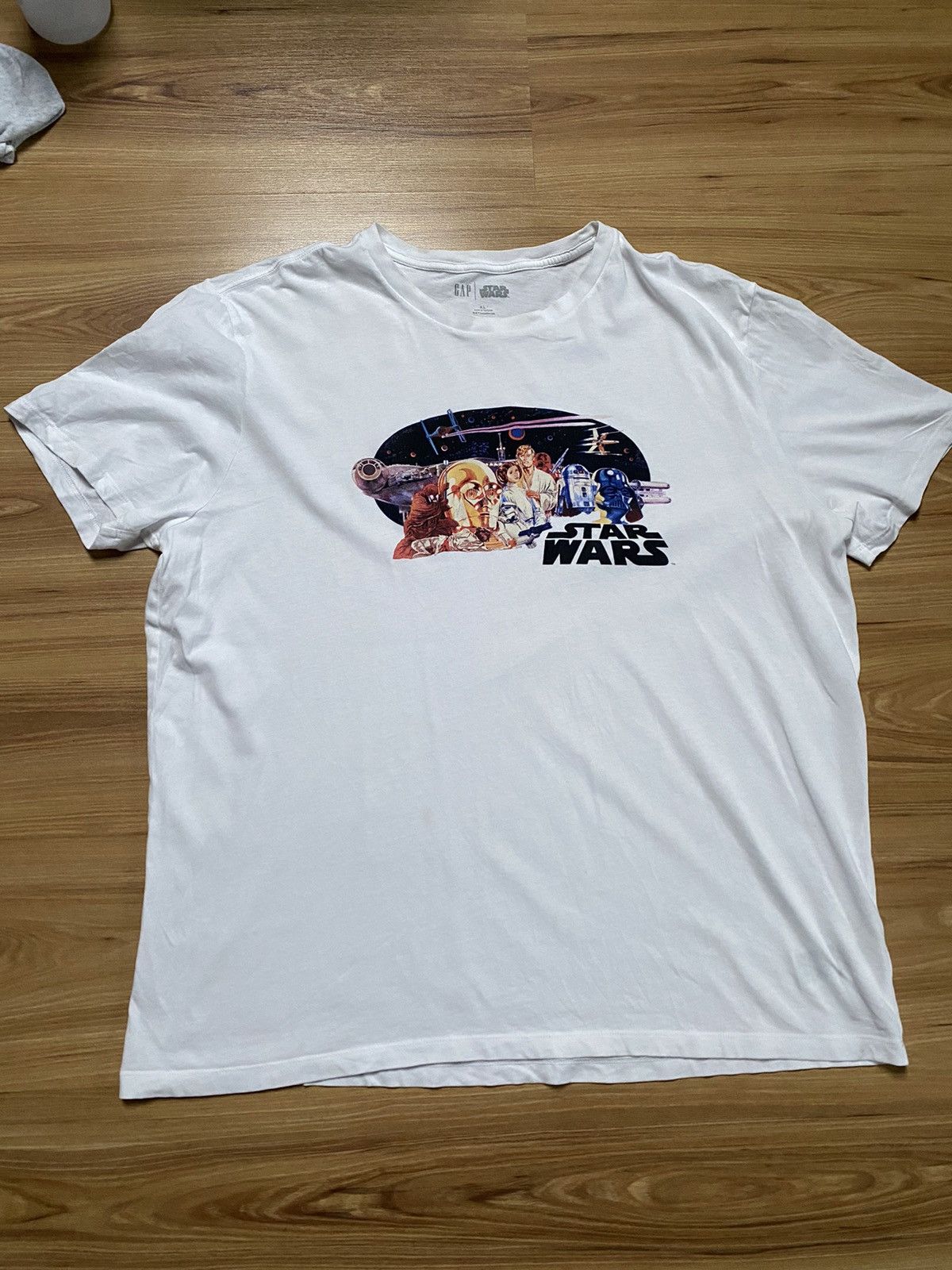 Gap × Star Wars Gap x Star wars Tee T-Shirt boxy white | Grailed