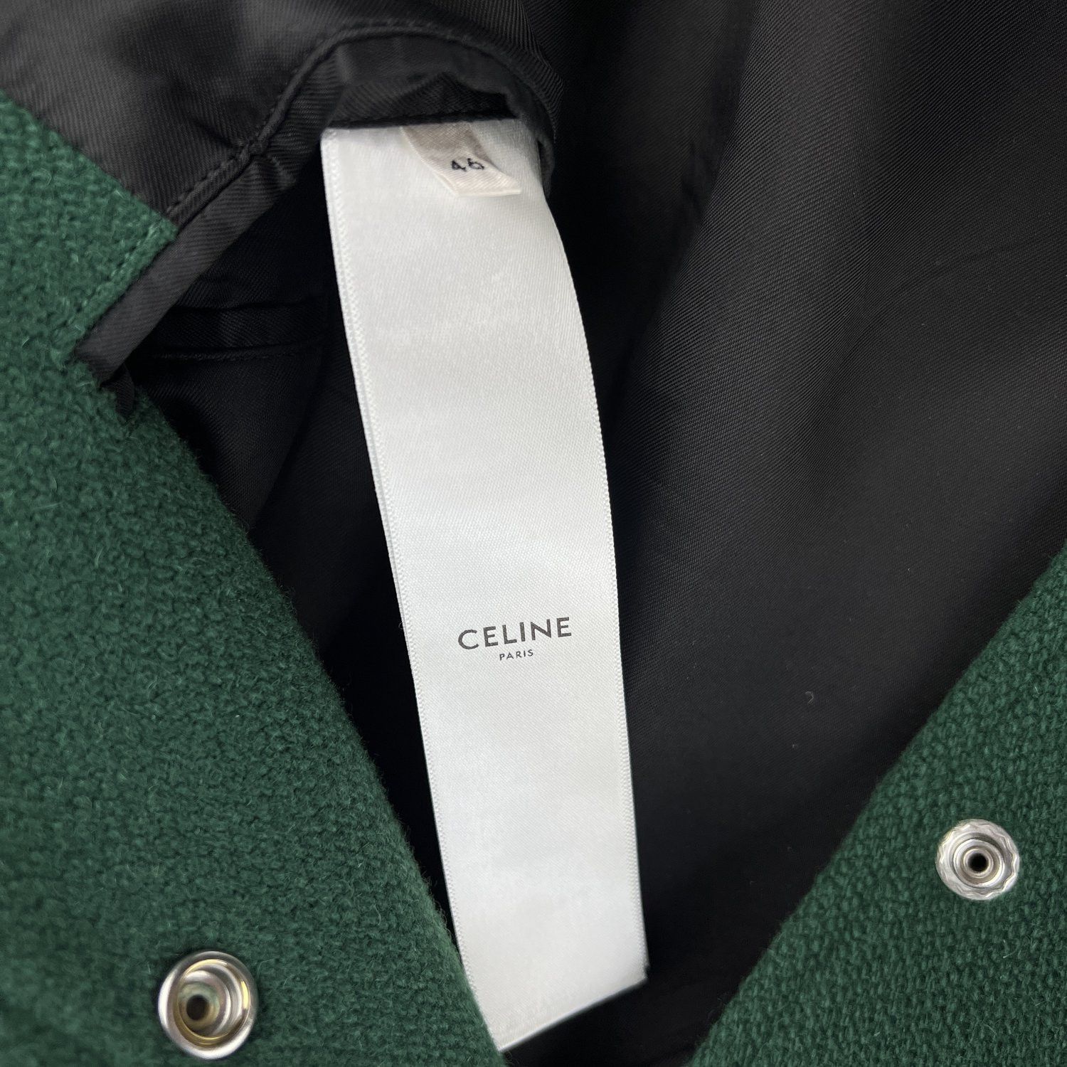 Celine Celine Green C Varsity Bomber Jacket | Grailed