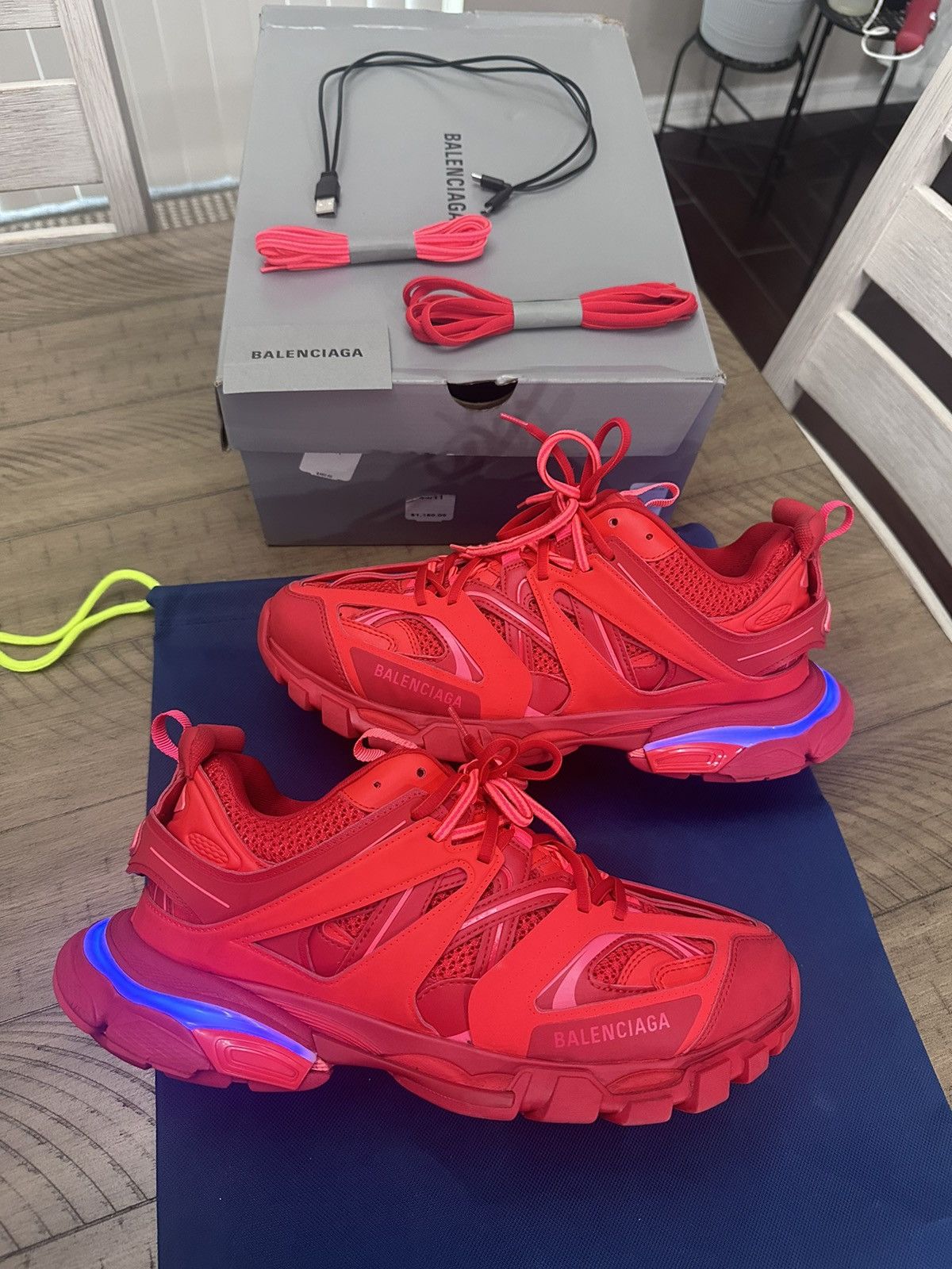 Balenciaga Balenciaga track LED | Grailed